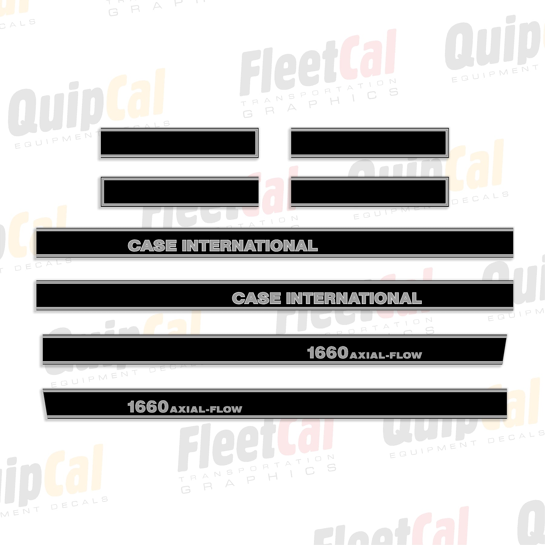 Case International 1660 Axial Flow Combine Marking Decal Set – Truck and Equipment Decals