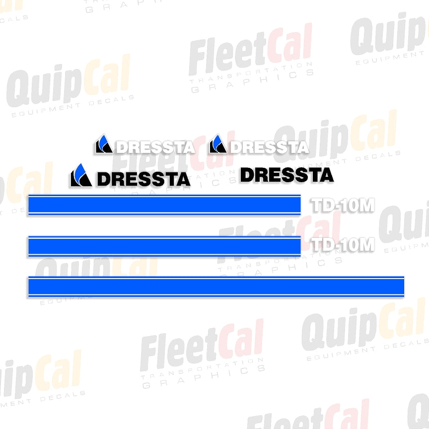 Dressta TD-10M Dozer Marking Decal Set – Truck and Equipment Decals