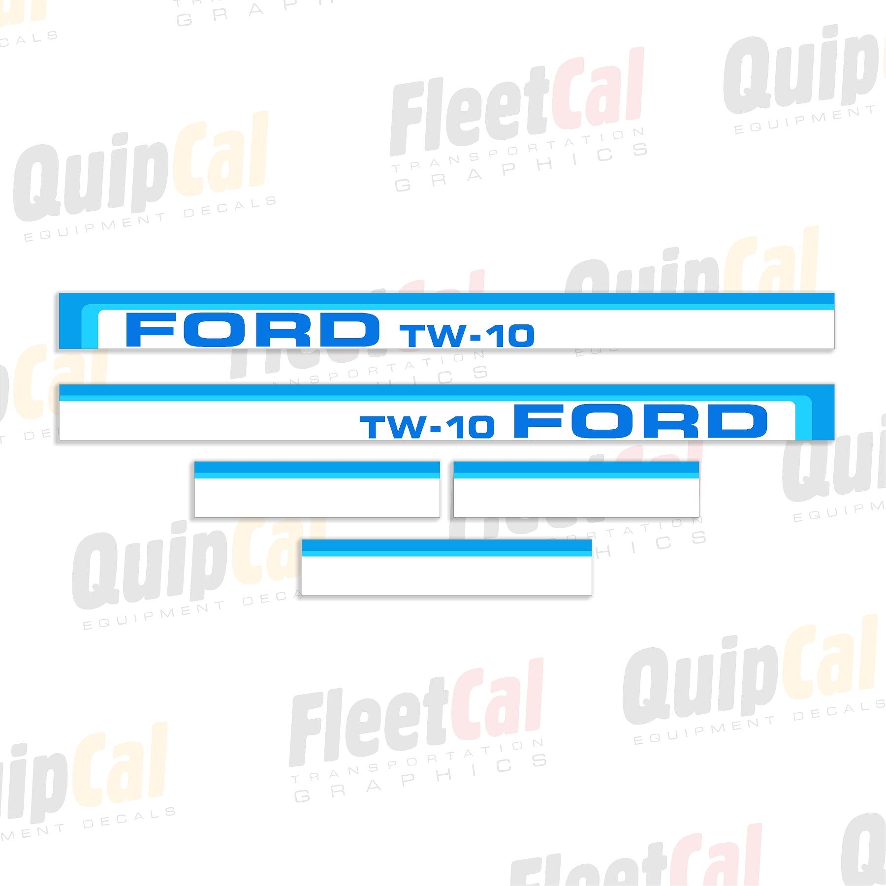 Ford TW-10 Tractor Marking Decal Set – Truck and Equipment Decals