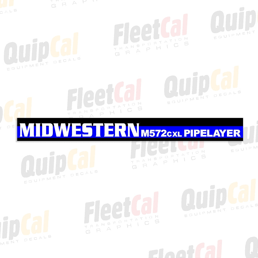 Midwestern M572C XL Pipelayer Marking Decal Set – Truck and Equipment Decals