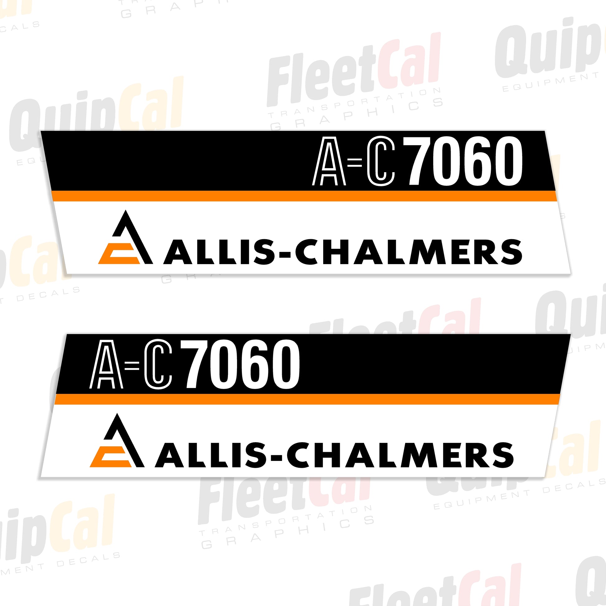 Allis-Chalmers 7060 Tractor Early Model Decal Set – Truck and Equipment ...