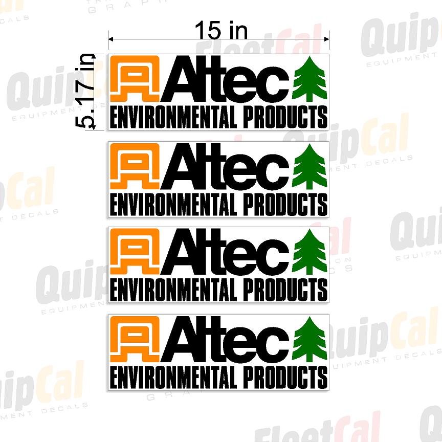 Logotipos de productos medioambientales de Altec (cantidad 4) – Truck ...