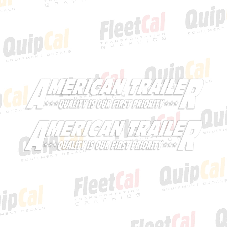 American Trailers Logos (1 PAIR) – Truck and Equipment Decals