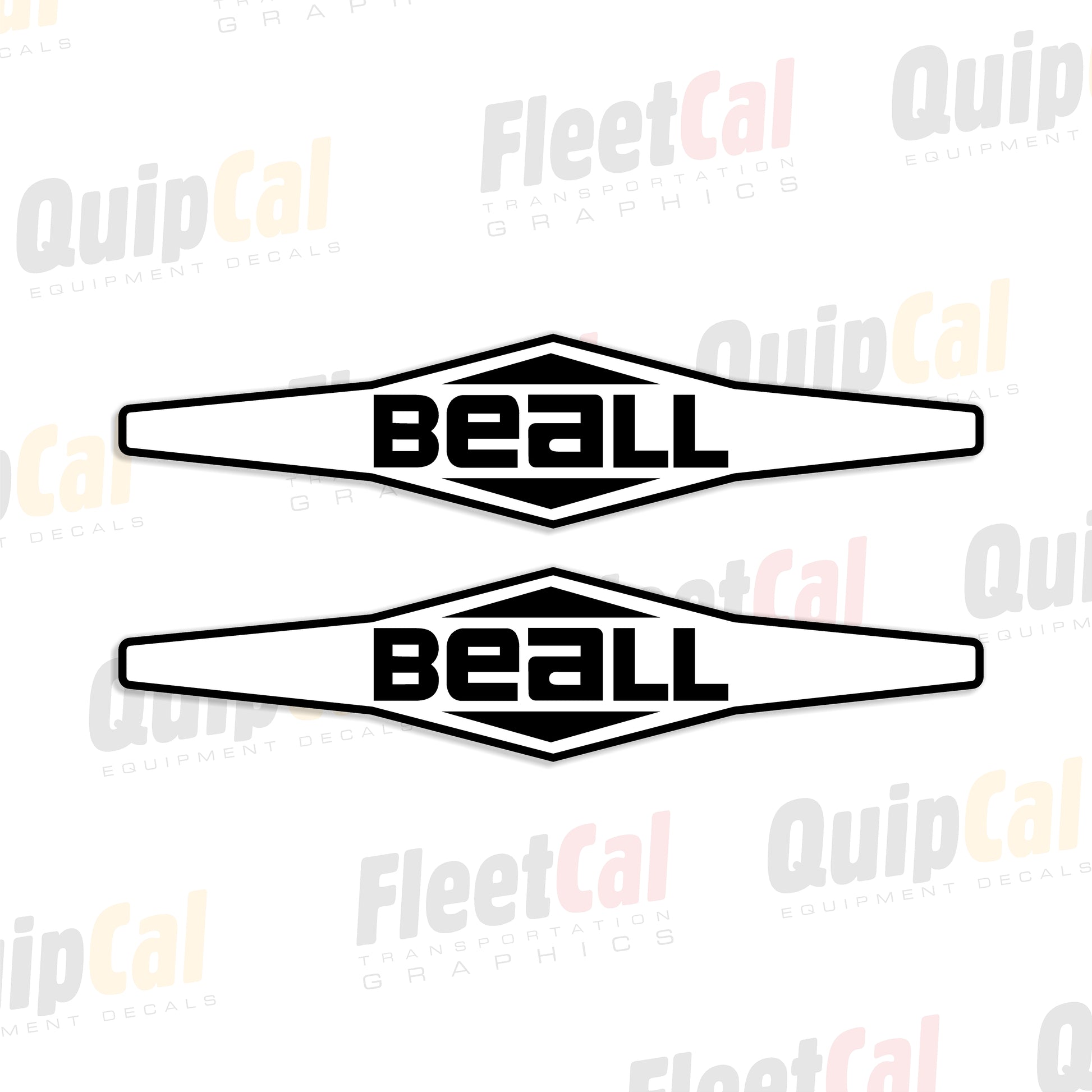 Beall Trailers Logo Decals (1 PAIR) – Truck and Equipment Decals