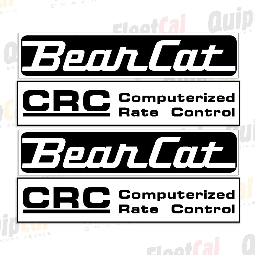 Bear Cat Chip Spreader Marking Decal Set (1 PAIR) – Truck and Equipment ...