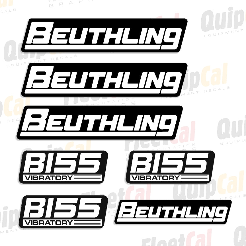 Beuthling B155 Vibratory Late Model Marking Decal Set – Truck and ...