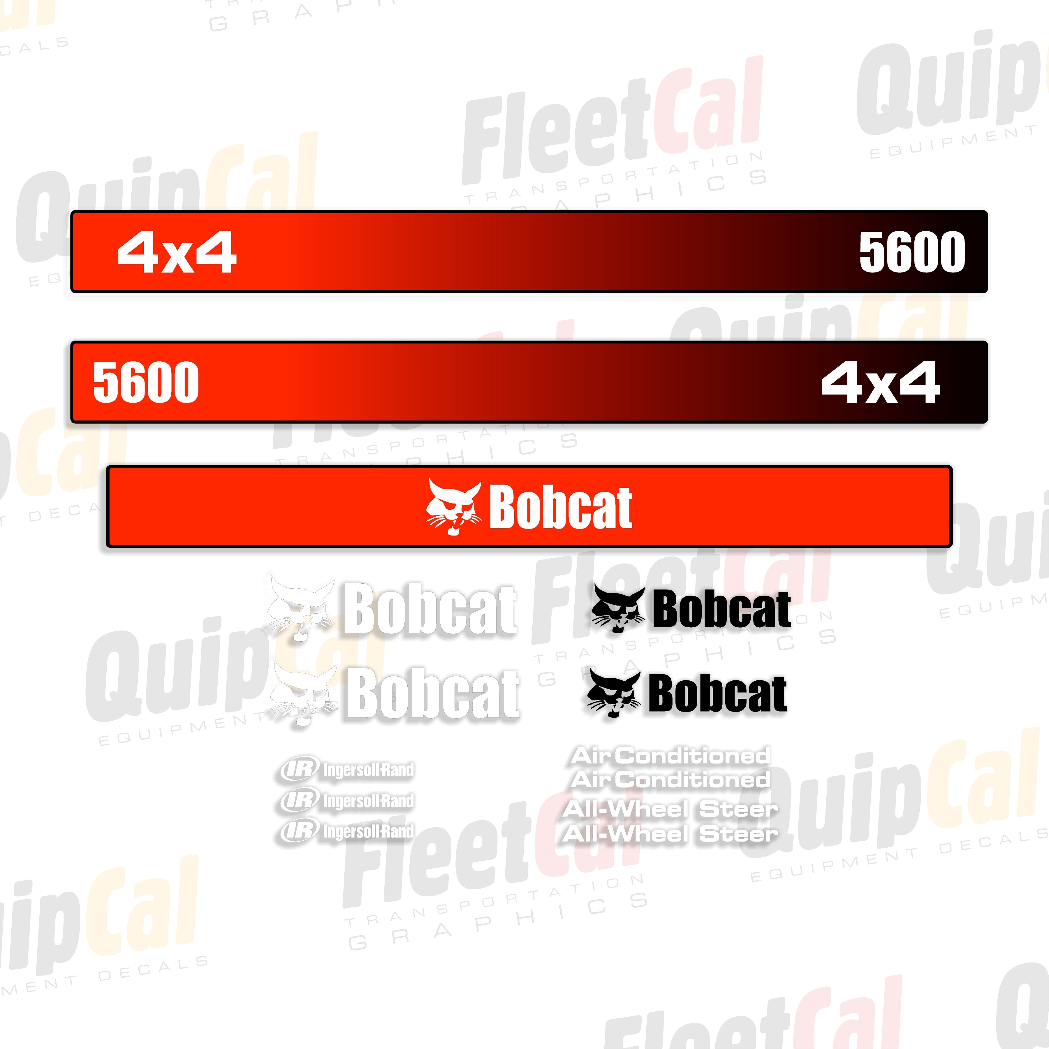 Bobcat 5600 Toolcat 4x4 Late Model Marking Decal Set – Truck and ...