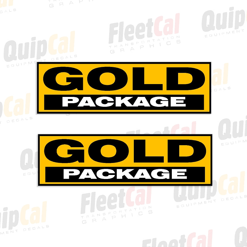 Bobcat Gold Package Decals (1 PAIR) – Truck and Equipment Decals
