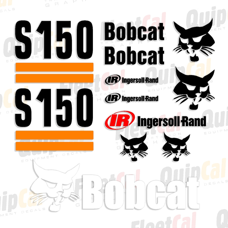 Bobcat S150 Skid Loader Early Model Marking Decal Set – Truck and ...