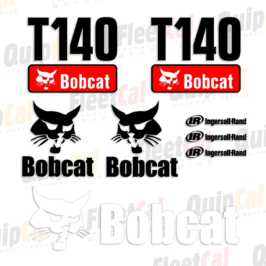 Bobcat T140 Compact Track Loader Late Model Marking Decal Set – Truck ...