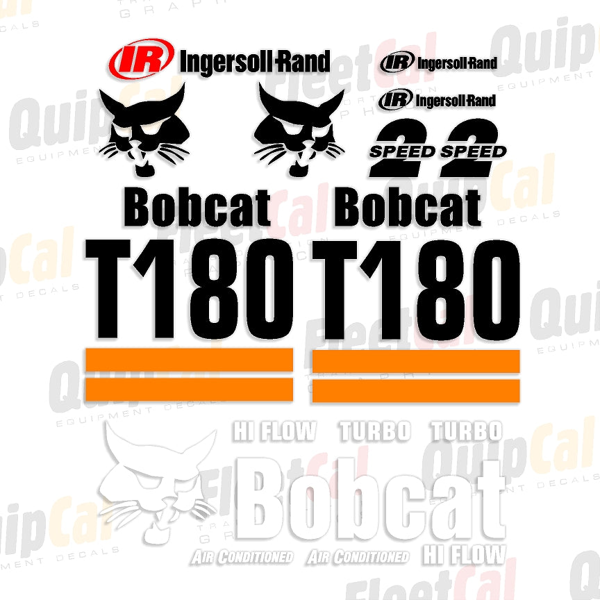 Bobcat T180 Compact Track Loader Early Model Marking Decal Set – Truck ...