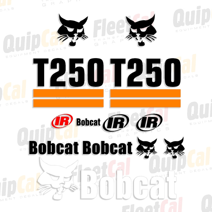 Bobcat T250 Compact Track Loader Early Model Marking Decal Set – Truck ...