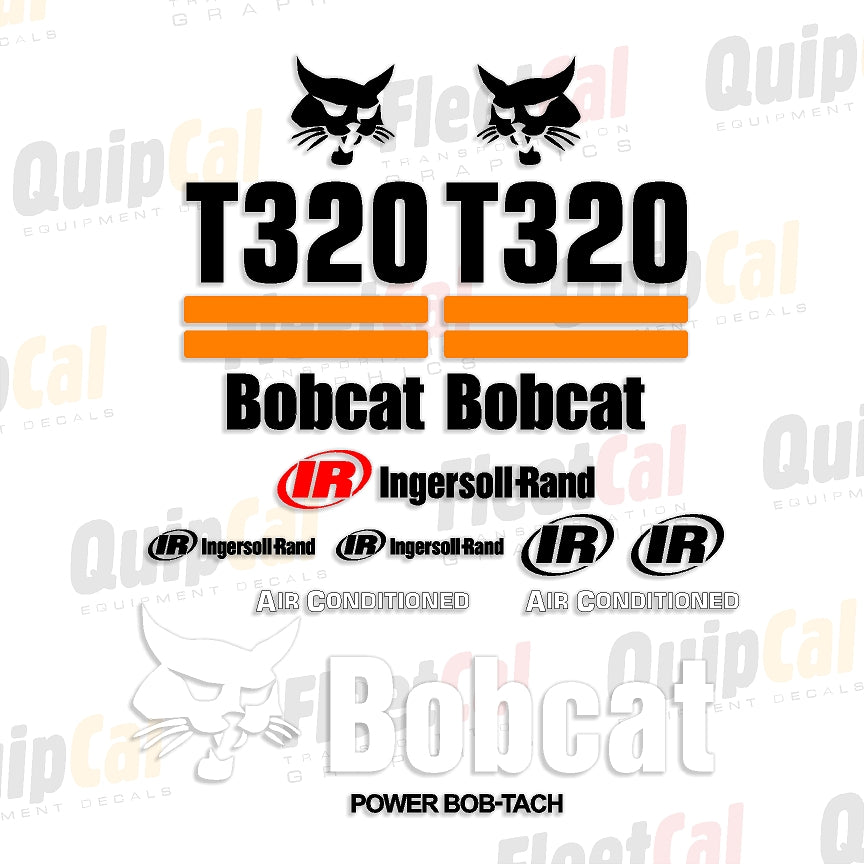 Bobcat T320 Compact Track Loader Early Model Marking Decal Set – Truck ...
