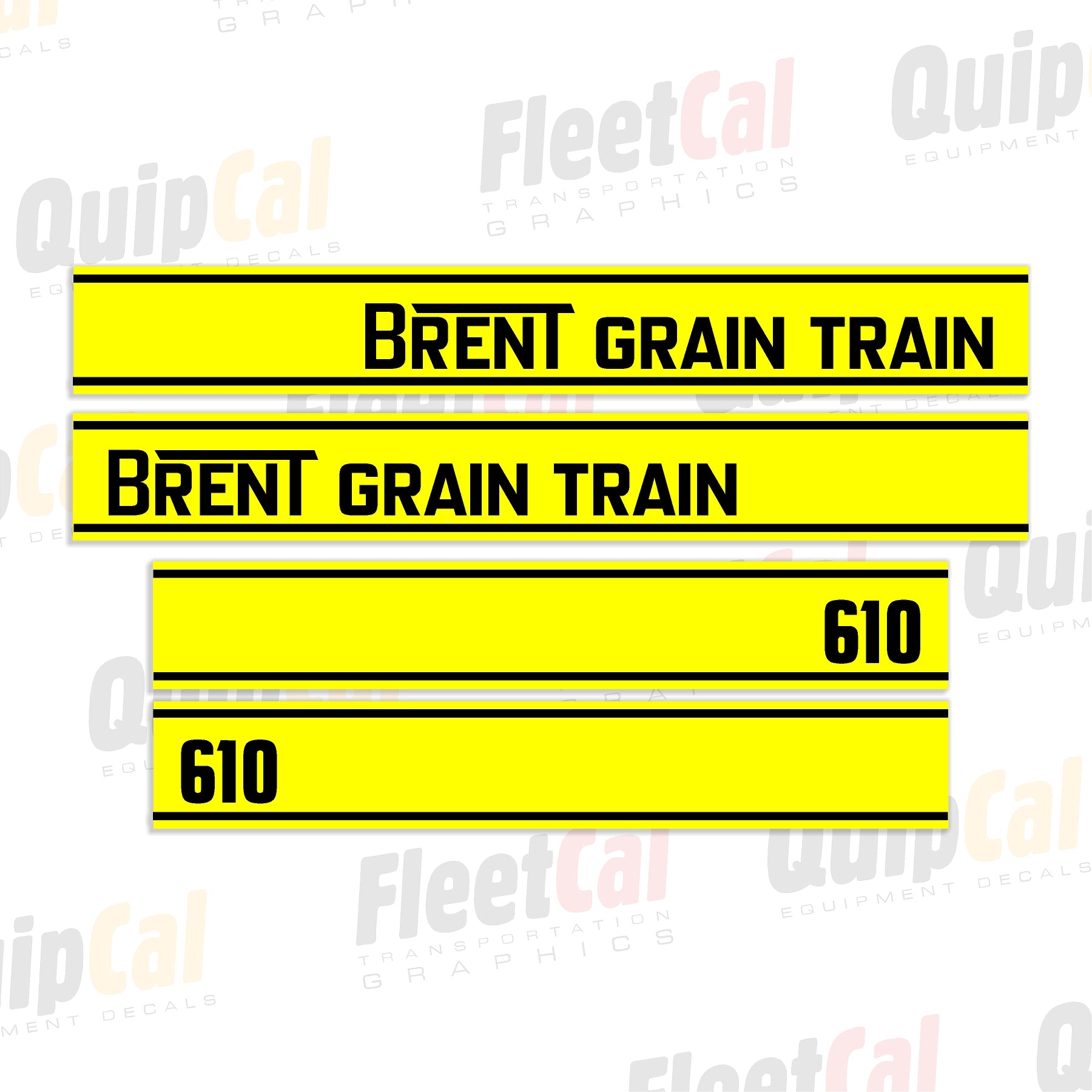 Brent 610 Grain Train - Grain Cart Marking Decal Set – Truck and ...