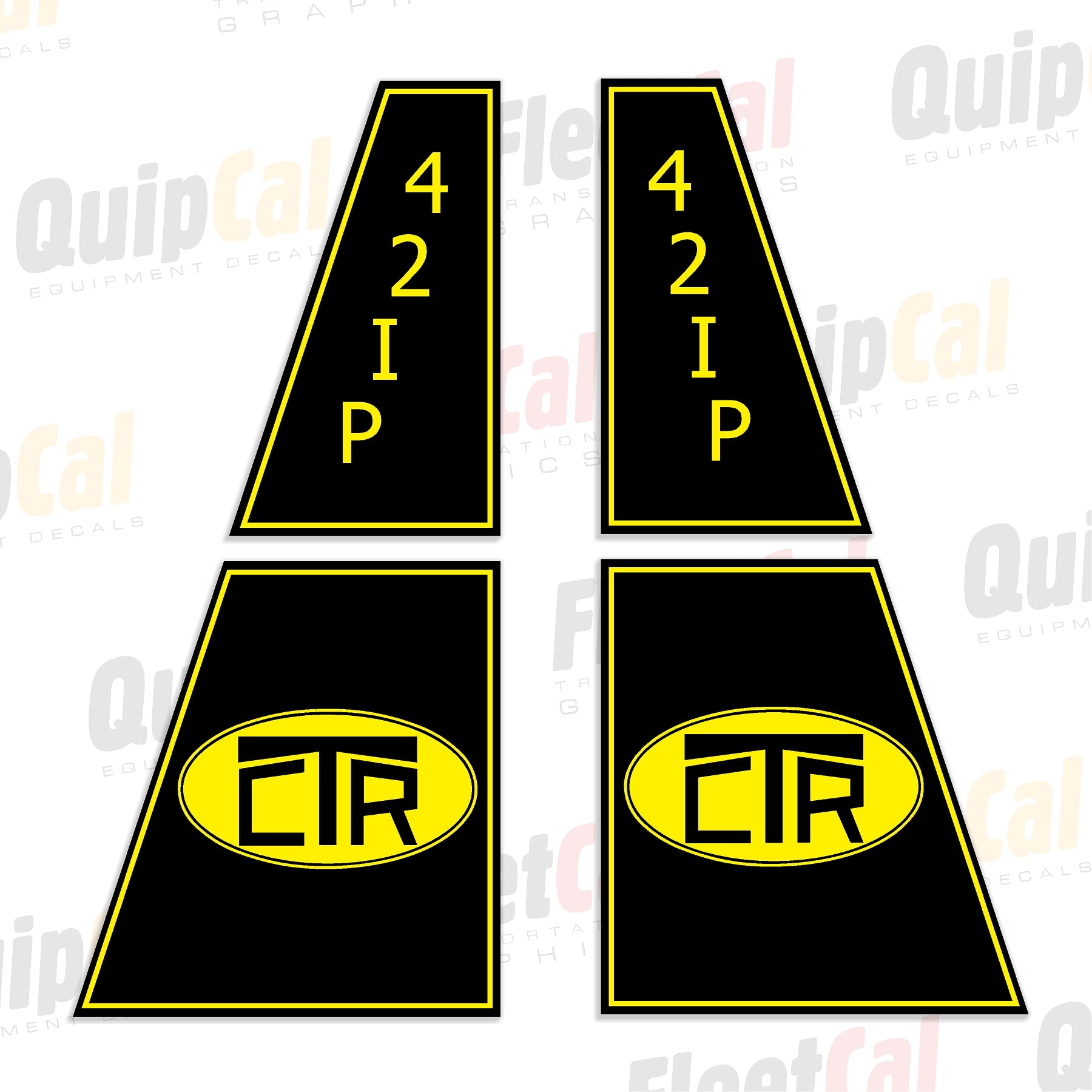 CTR 42-IP Processor Marking Decals Set – Truck and Equipment Decals