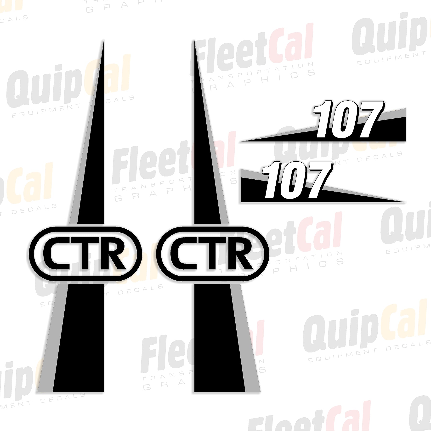 CTR SS107 Decal Set – Truck and Equipment Decals