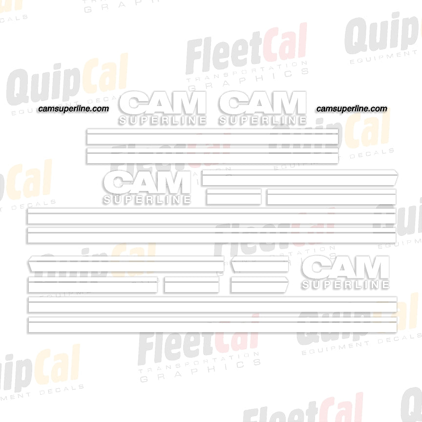 Cam Superline 20 Ton Trailer with 20 Foot Deck Marking Decal Set ...