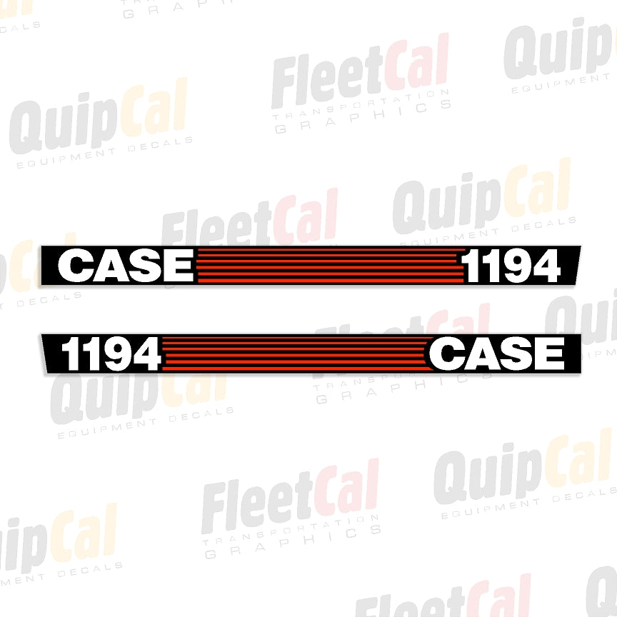 Case 1194 Tractor Marking Decal Set – Truck and Equipment Decals