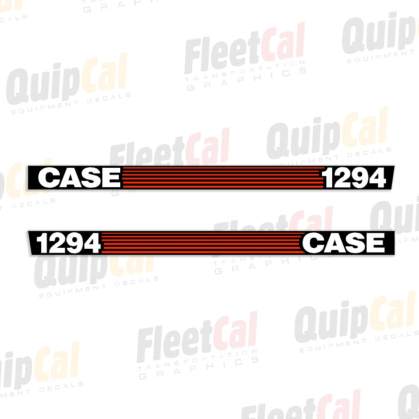 Case 1294 Tractor Marking Decal Set – Truck and Equipment Decals