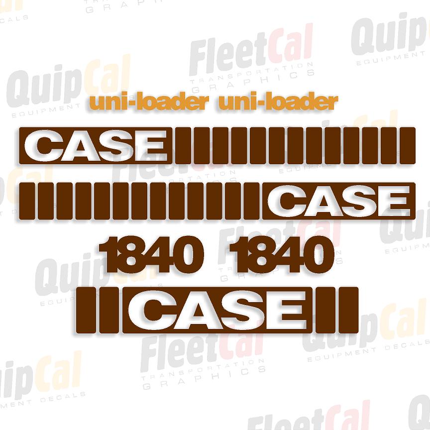 Case 1840 Marking Decal Set – Truck and Equipment Decals