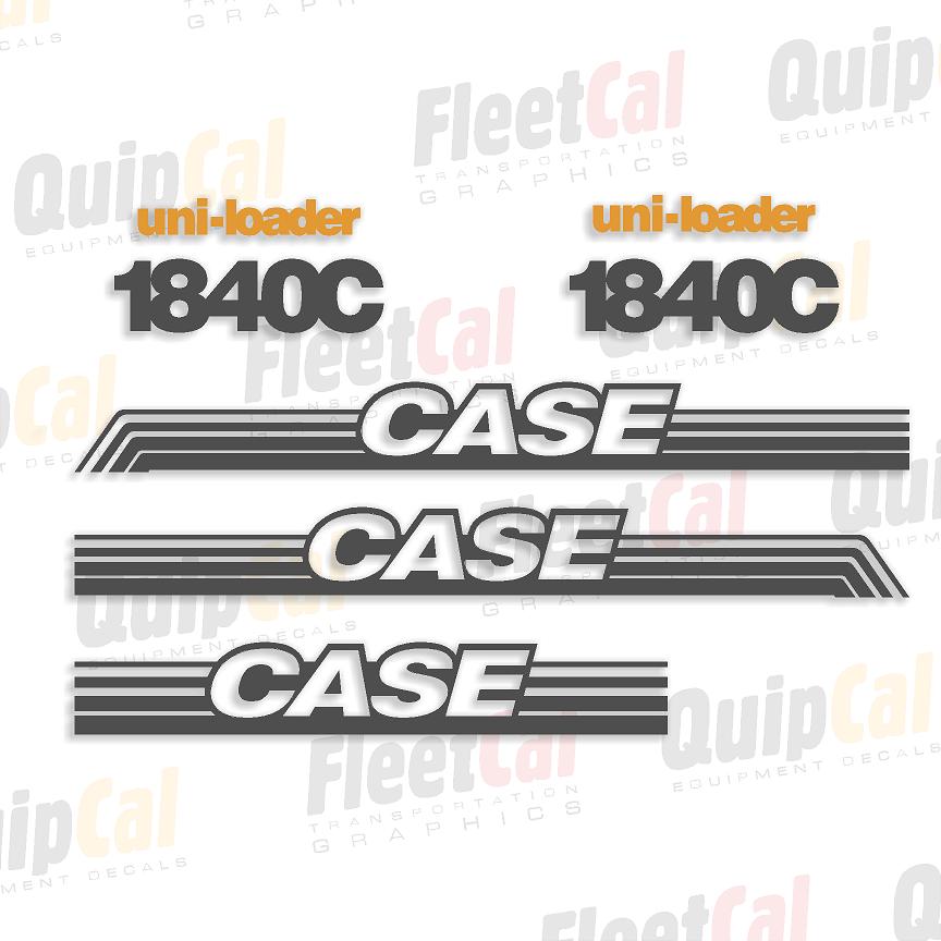 Case 1840C 1999 Marking Decal Set – Truck and Equipment Decals