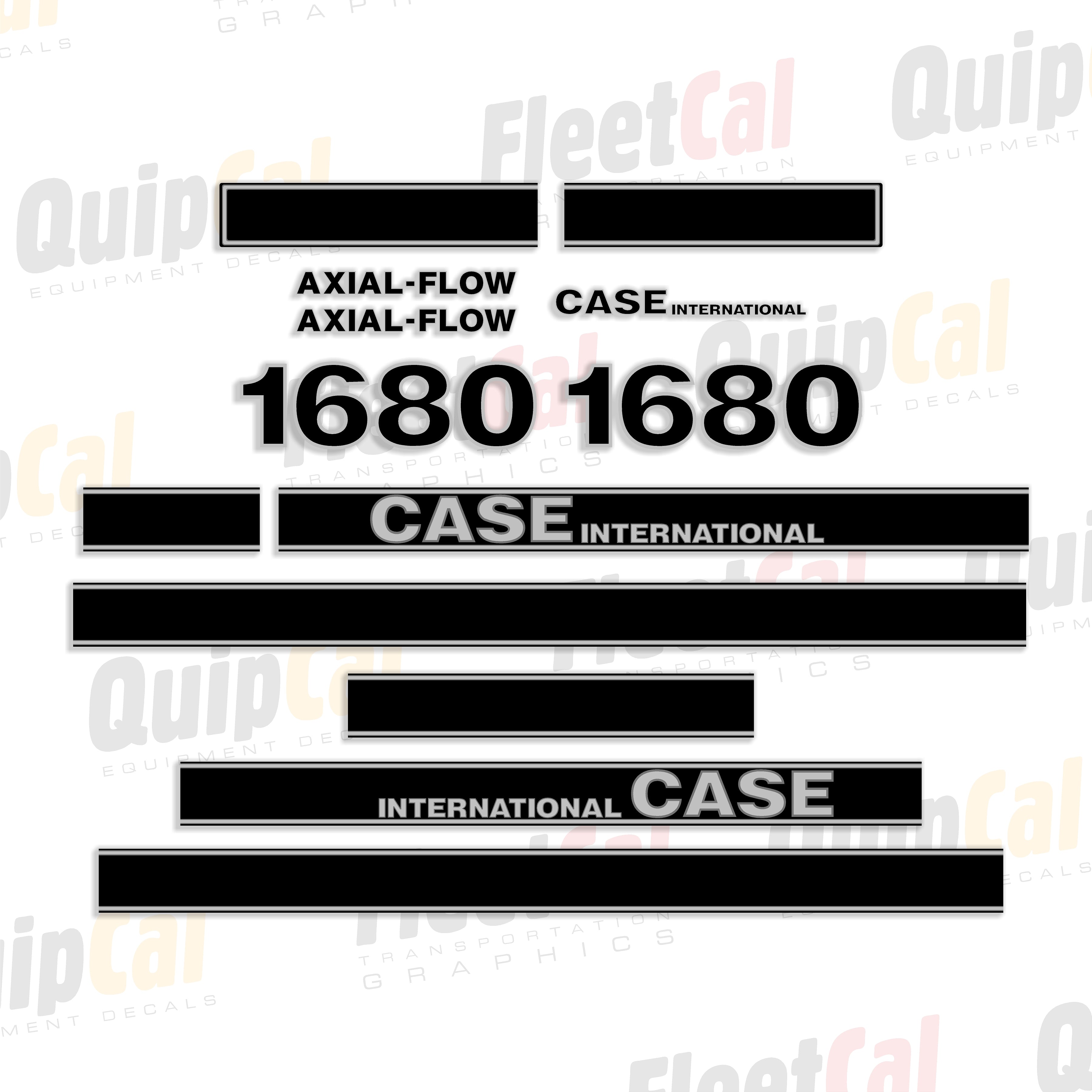 Case IH 1680 Axial Flow Combine Early Model Decal Set – Truck and ...