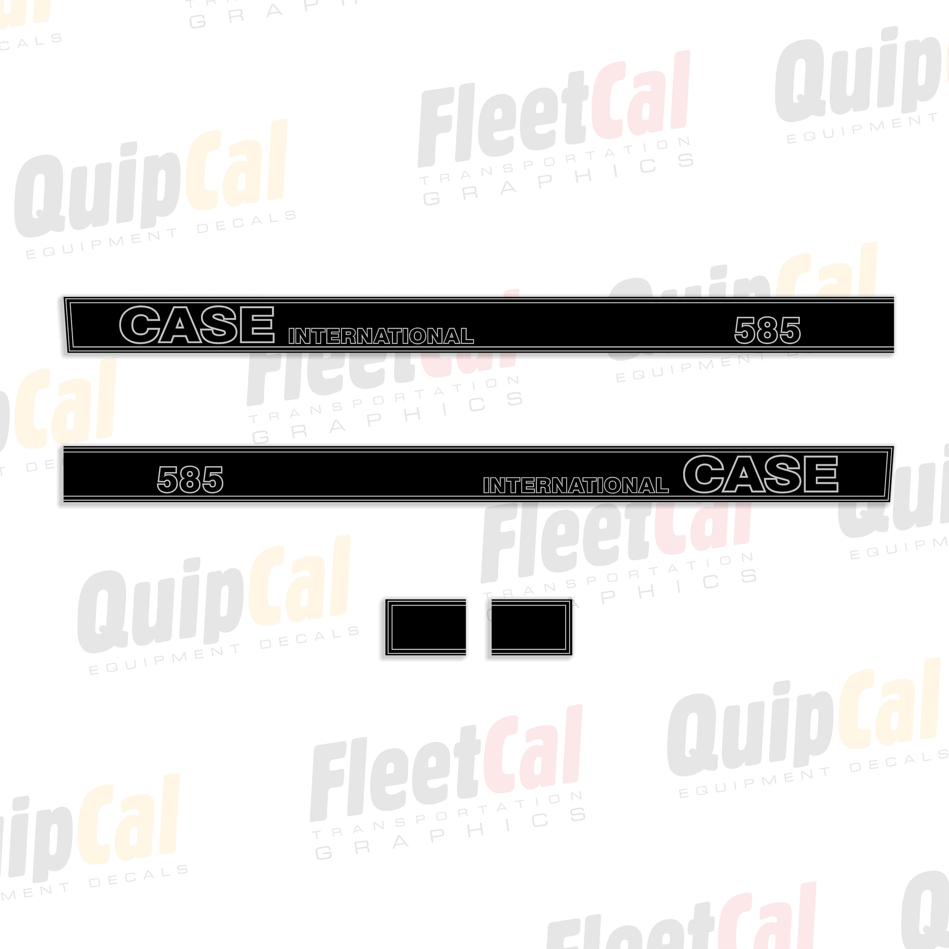Case IH 585 Tractor Hood Early Model Decal Set – Truck and Equipment Decals
