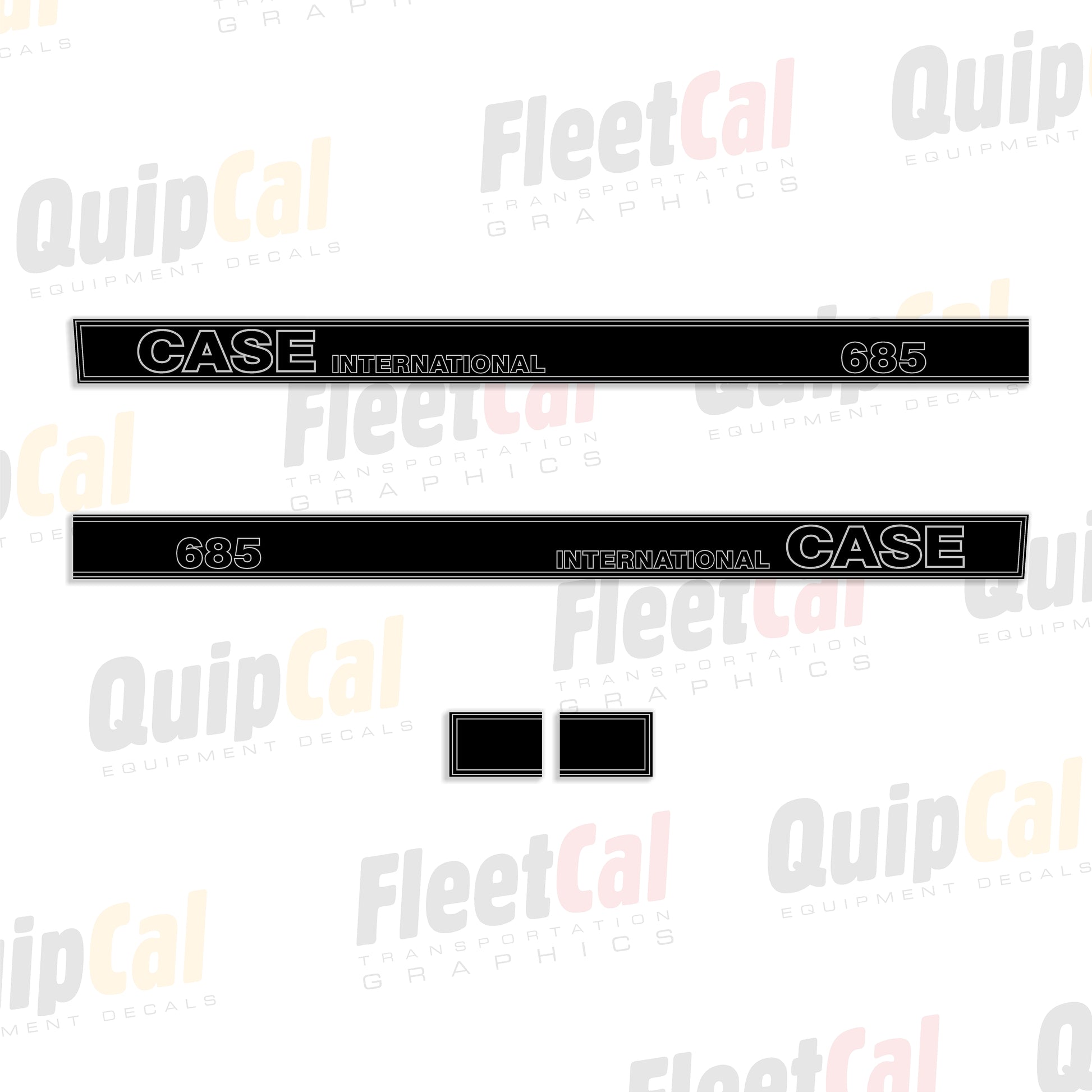 Case IH 685 Tractor Hood Early Model Open Cab Decal Set – Truck and ...