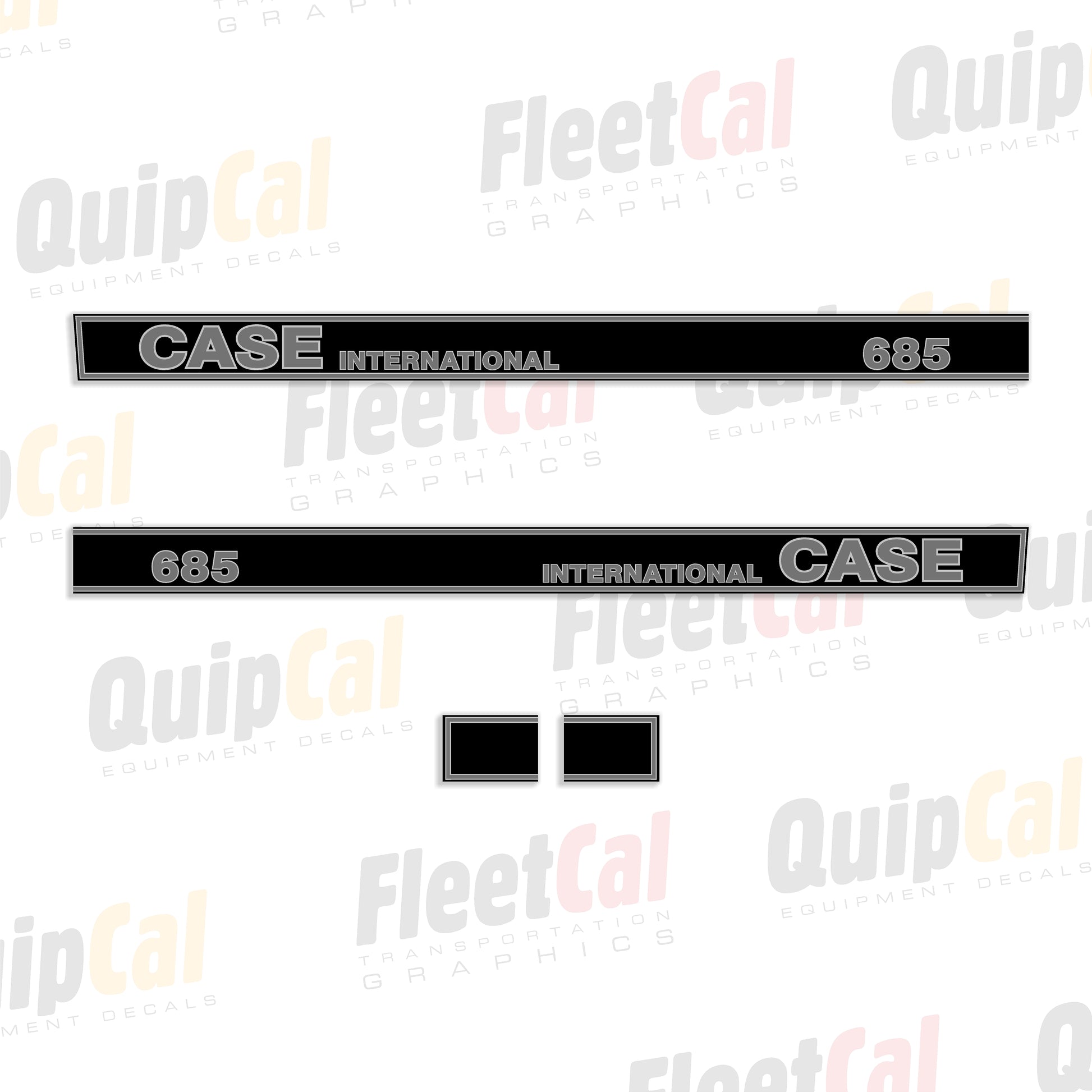 Case IH 685 Tractor Hood Late Model Open Cab Decal Set – Truck and ...