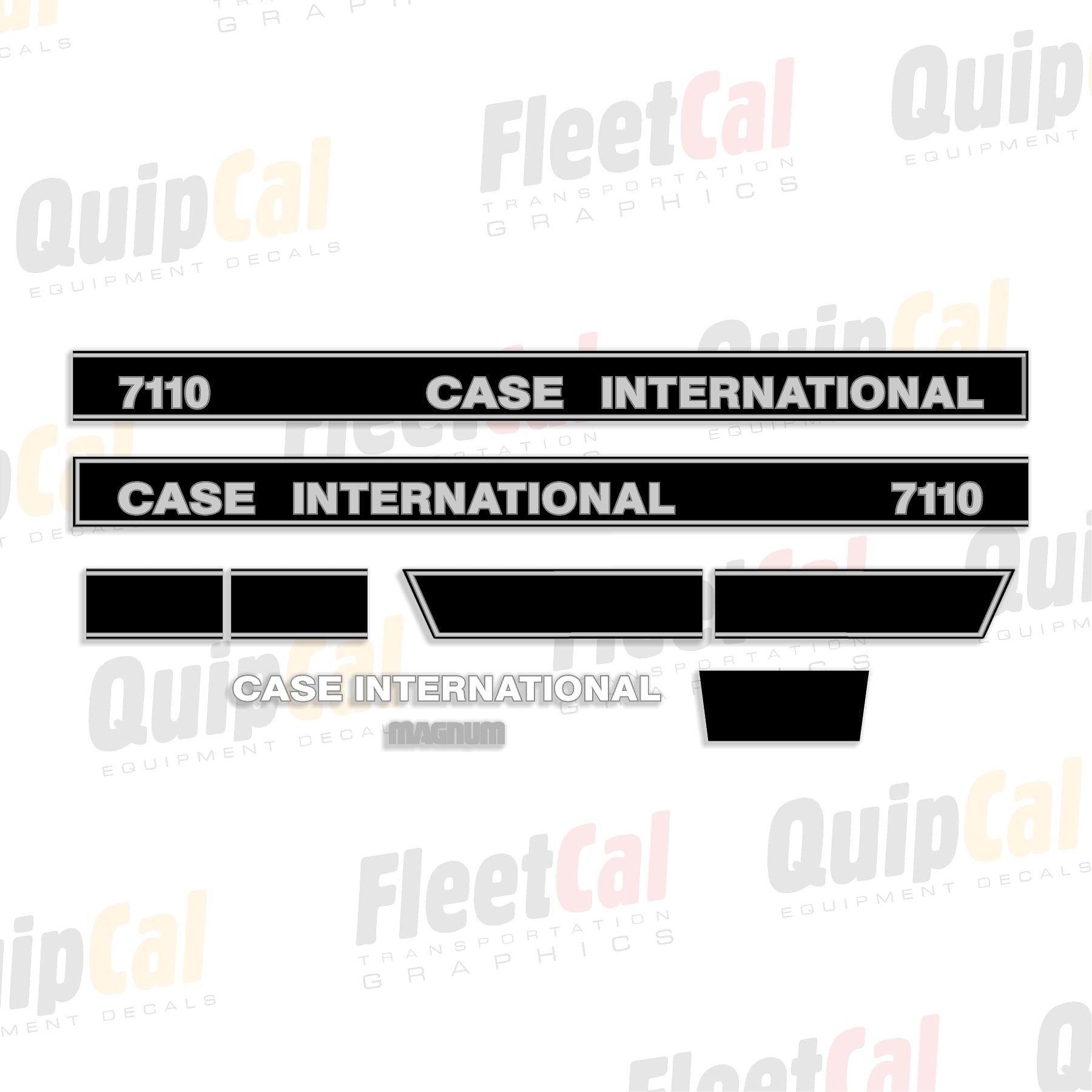 Case IH 7110 Early Model Tractor Decal Set – Truck and Equipment Decals