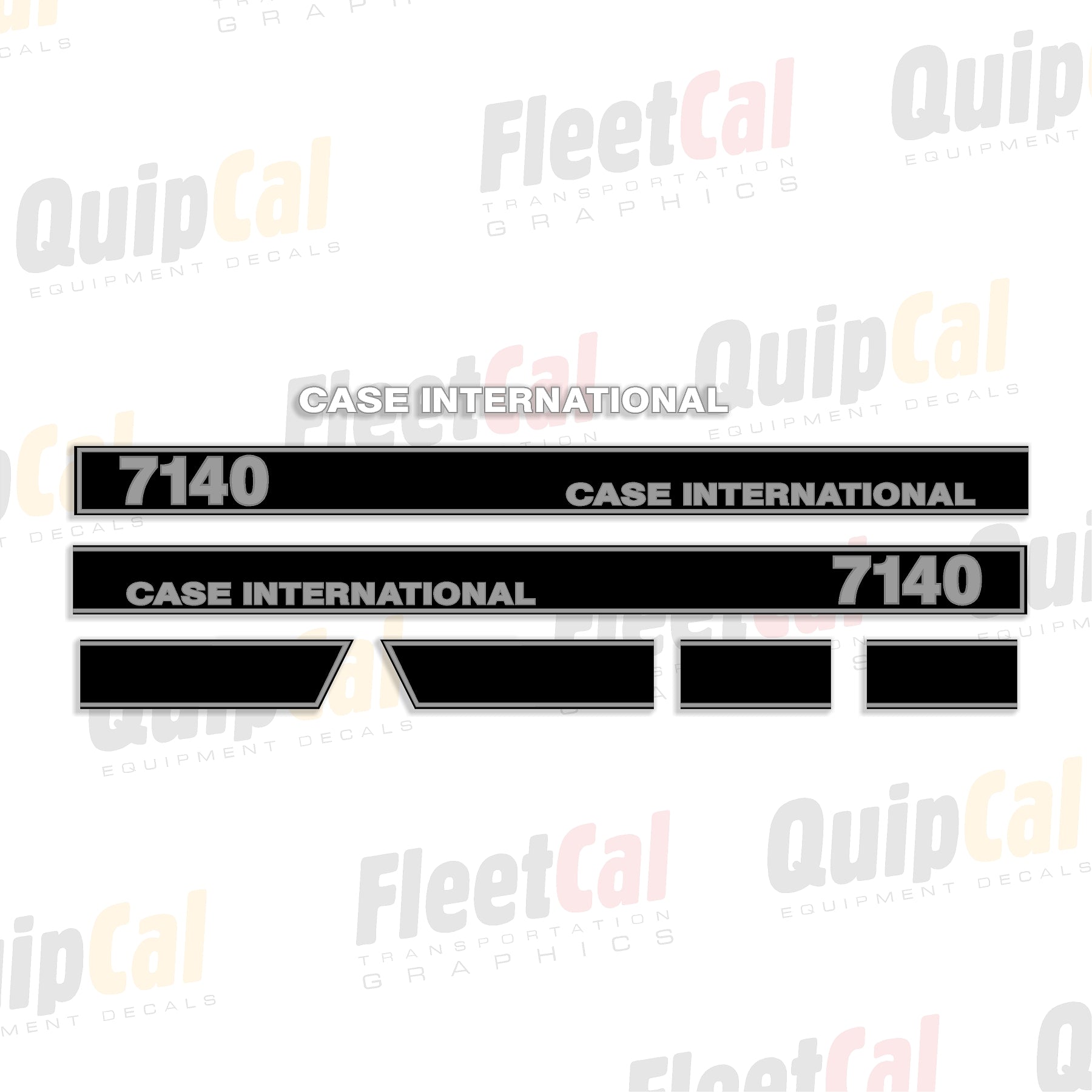 Case IH 7140 Late 1980s Model Tractor Decal Set – Truck and Equipment ...