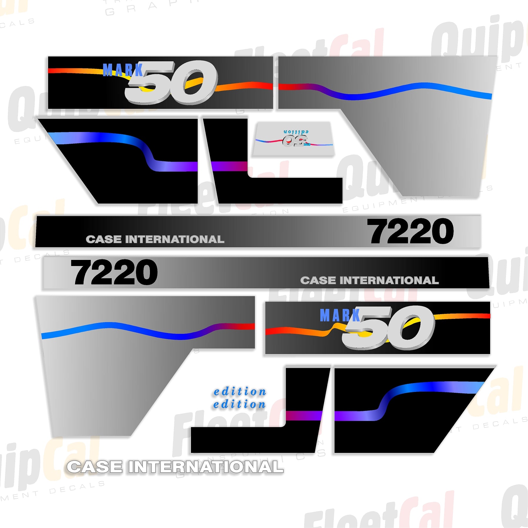 Case IH 7220 Mark 50 Edition Tractor Decal Set – Truck and Equipment Decals