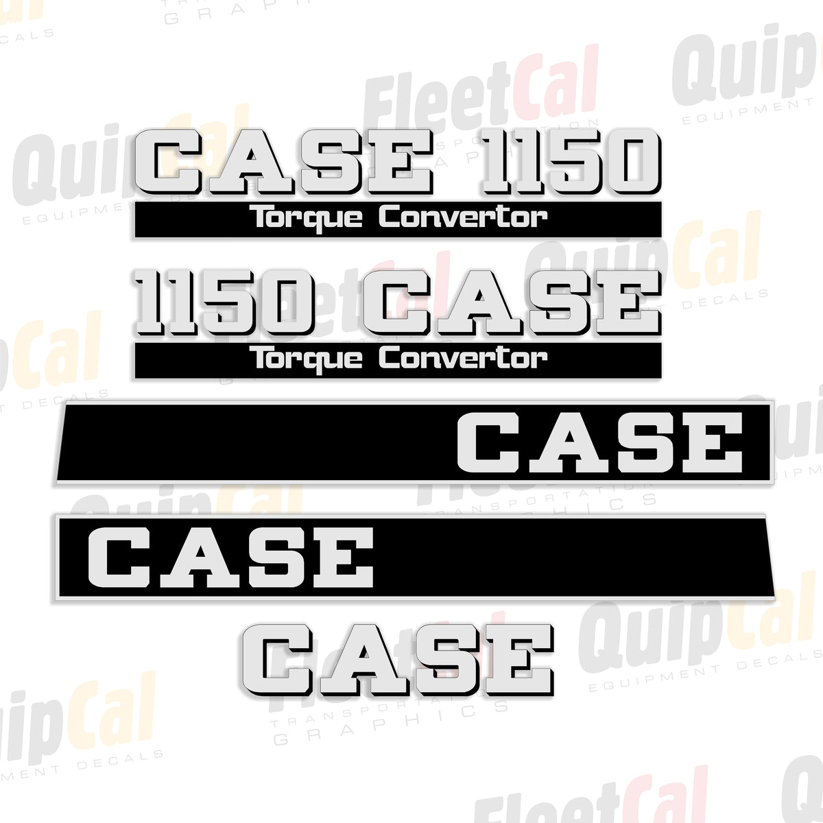 Case 1150 Dozer 1960s Model Marking Decal Set – Truck and Equipment Decals