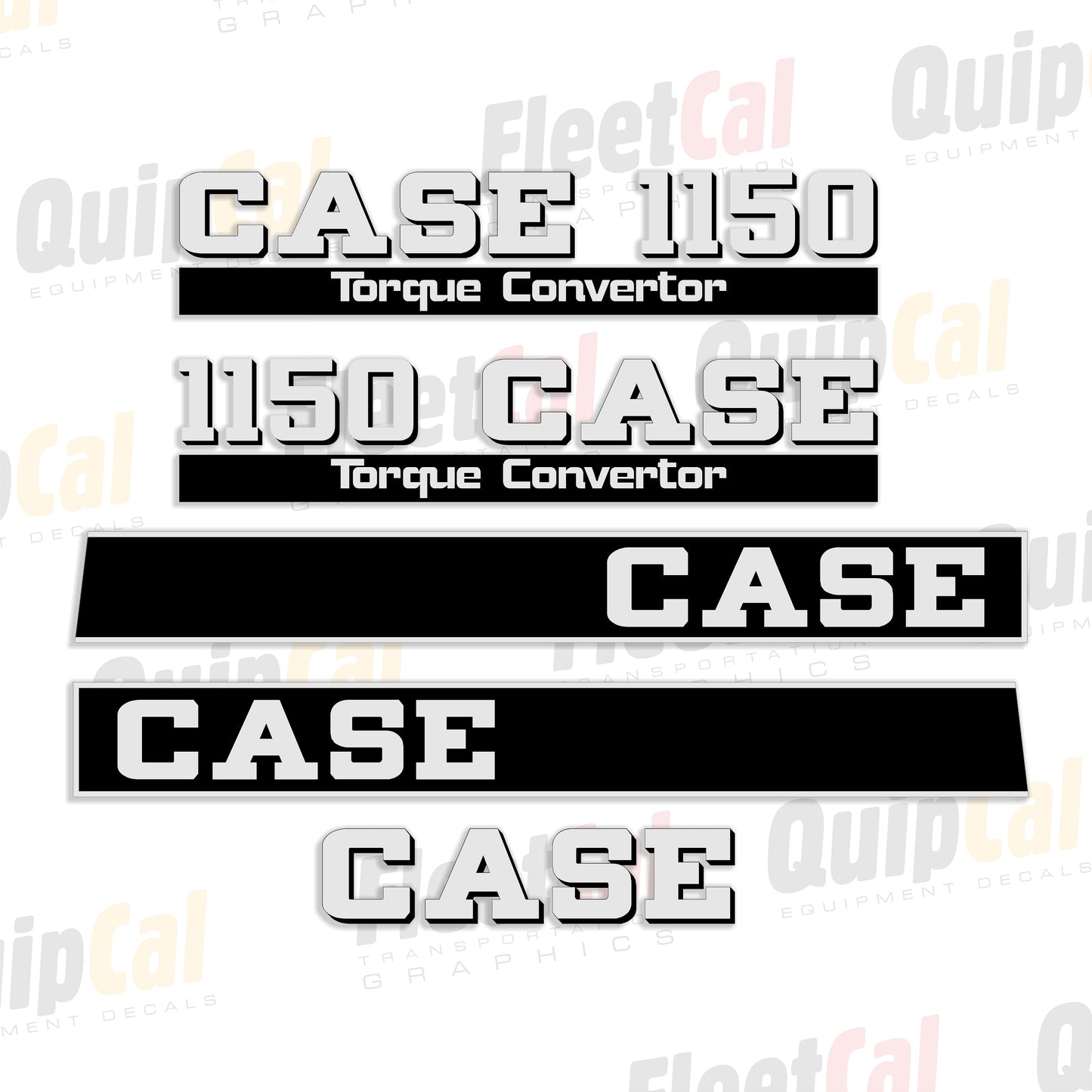 Case 1150 Dozer 1960s Model Marking Decal Set – Truck and Equipment Decals