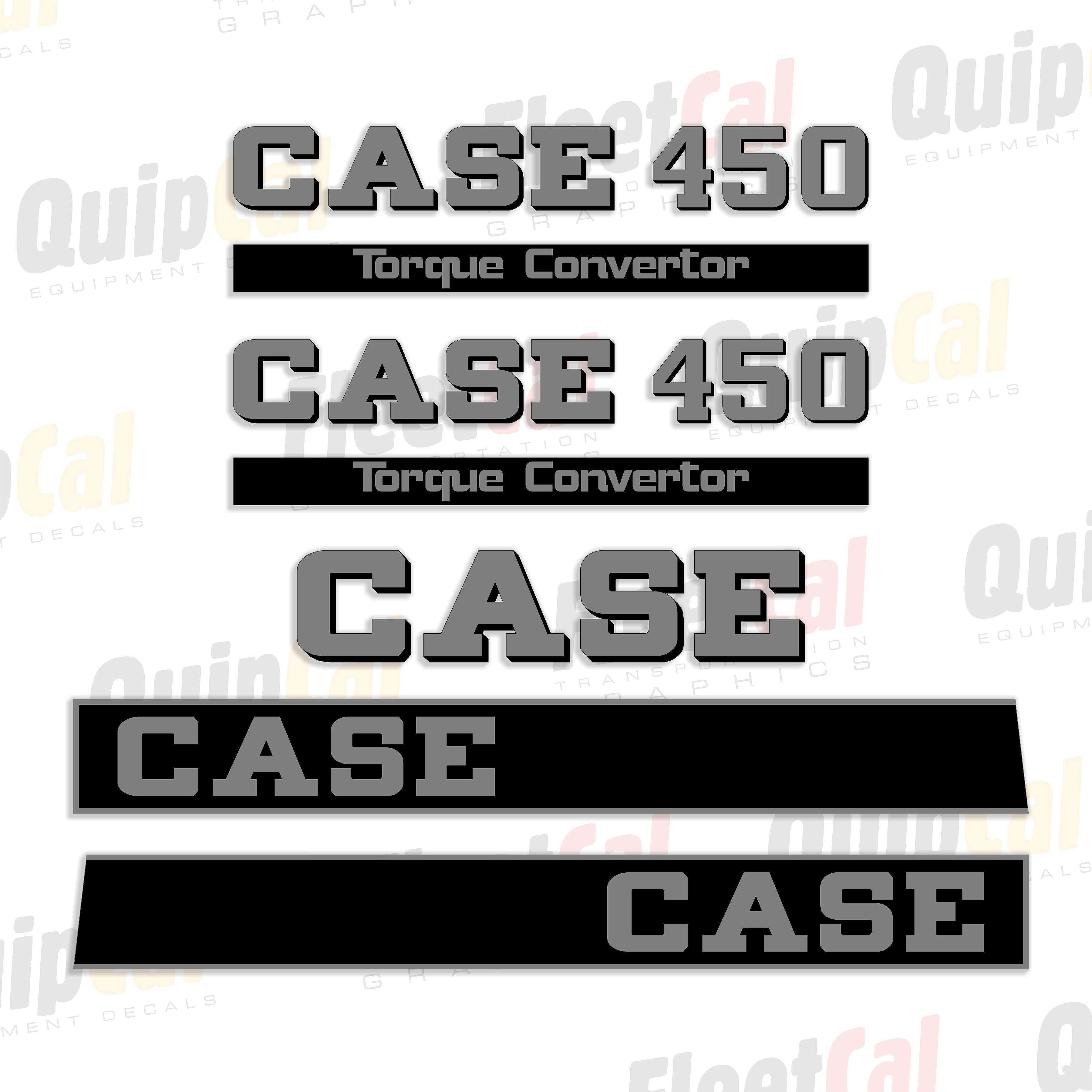 Case 450 Torque Converter Mid 1960s Dozer Marking Decal Set – Truck and ...