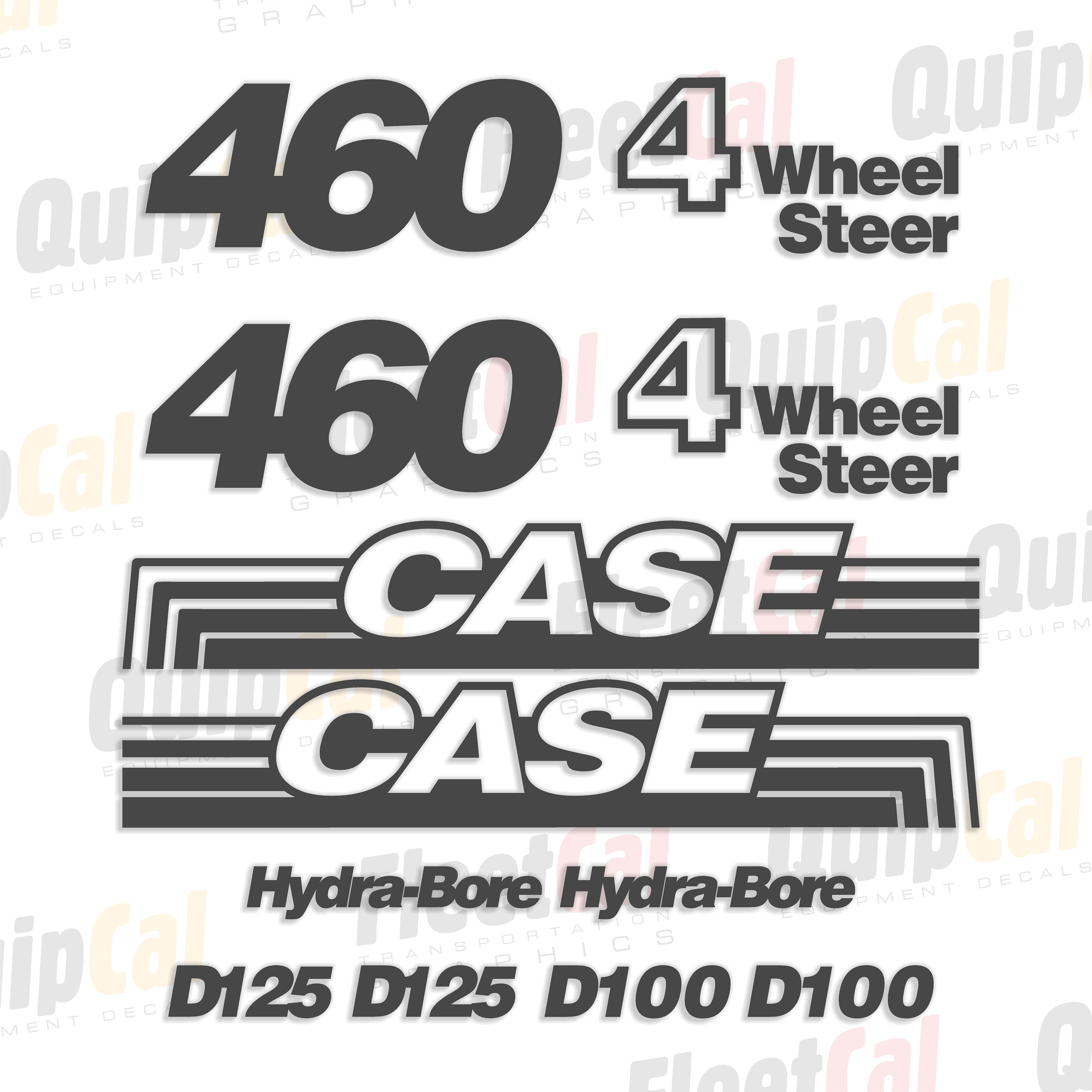 Juego de calcomanías para marcar el modelo Case 580N 2010-2011 – Truck ...