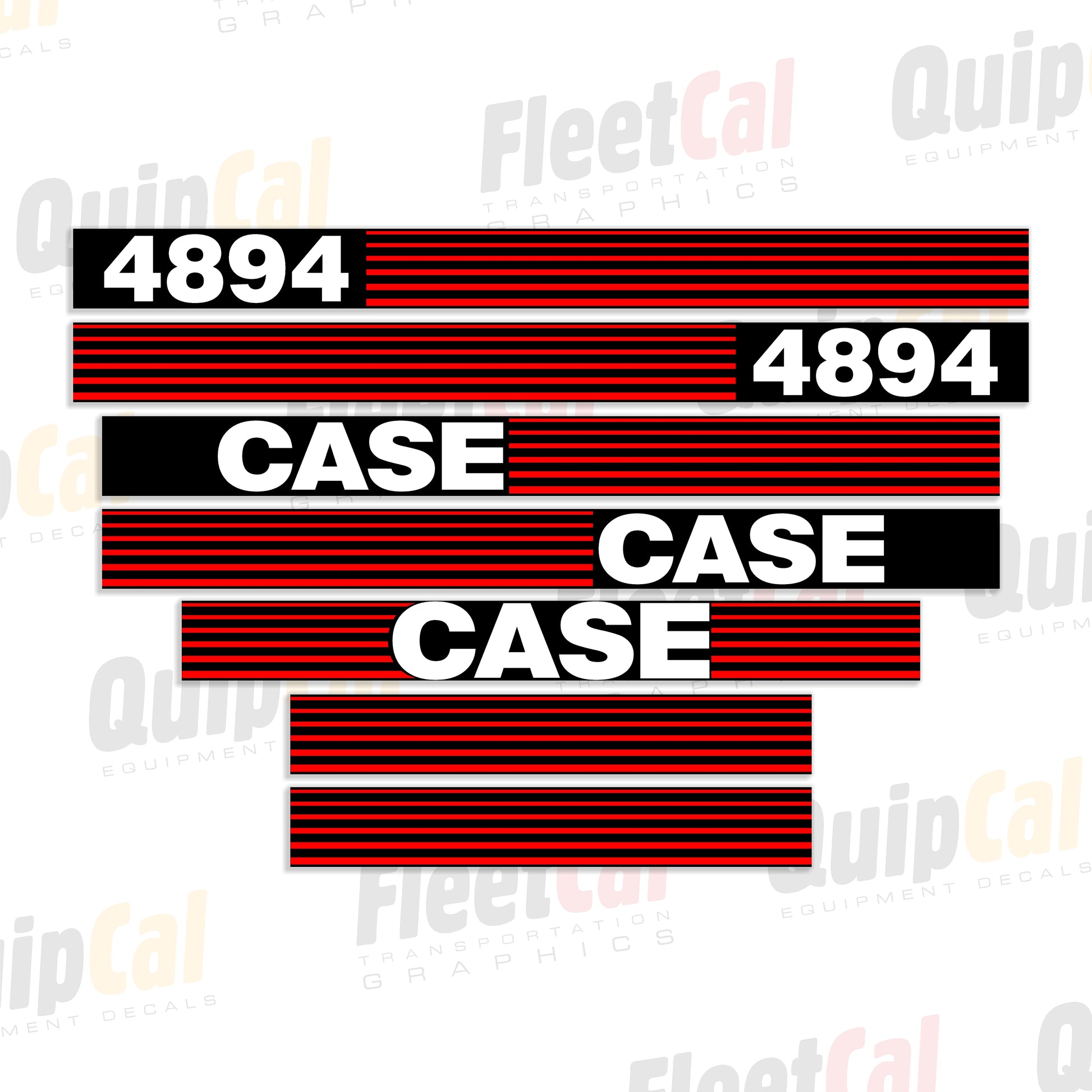 Case 4894 Tractor Marking Decal Set – Truck and Equipment Decals