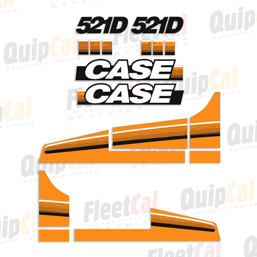 Case 521D Wheel Loader Marking Decal Set – Truck and Equipment Decals