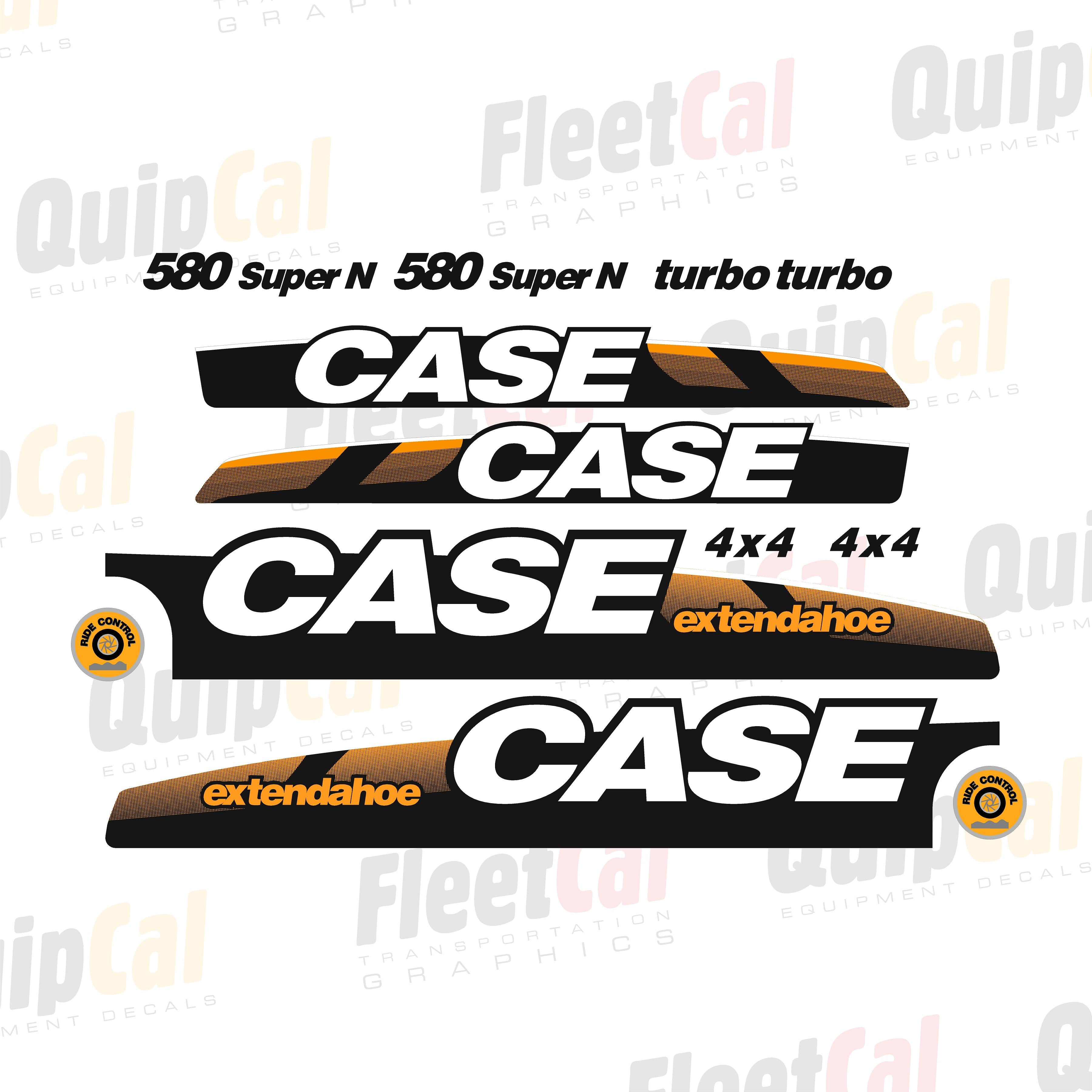 Case 580 Super N Extandahoe 2010-2011 Model Marking Decal Set – Truck ...