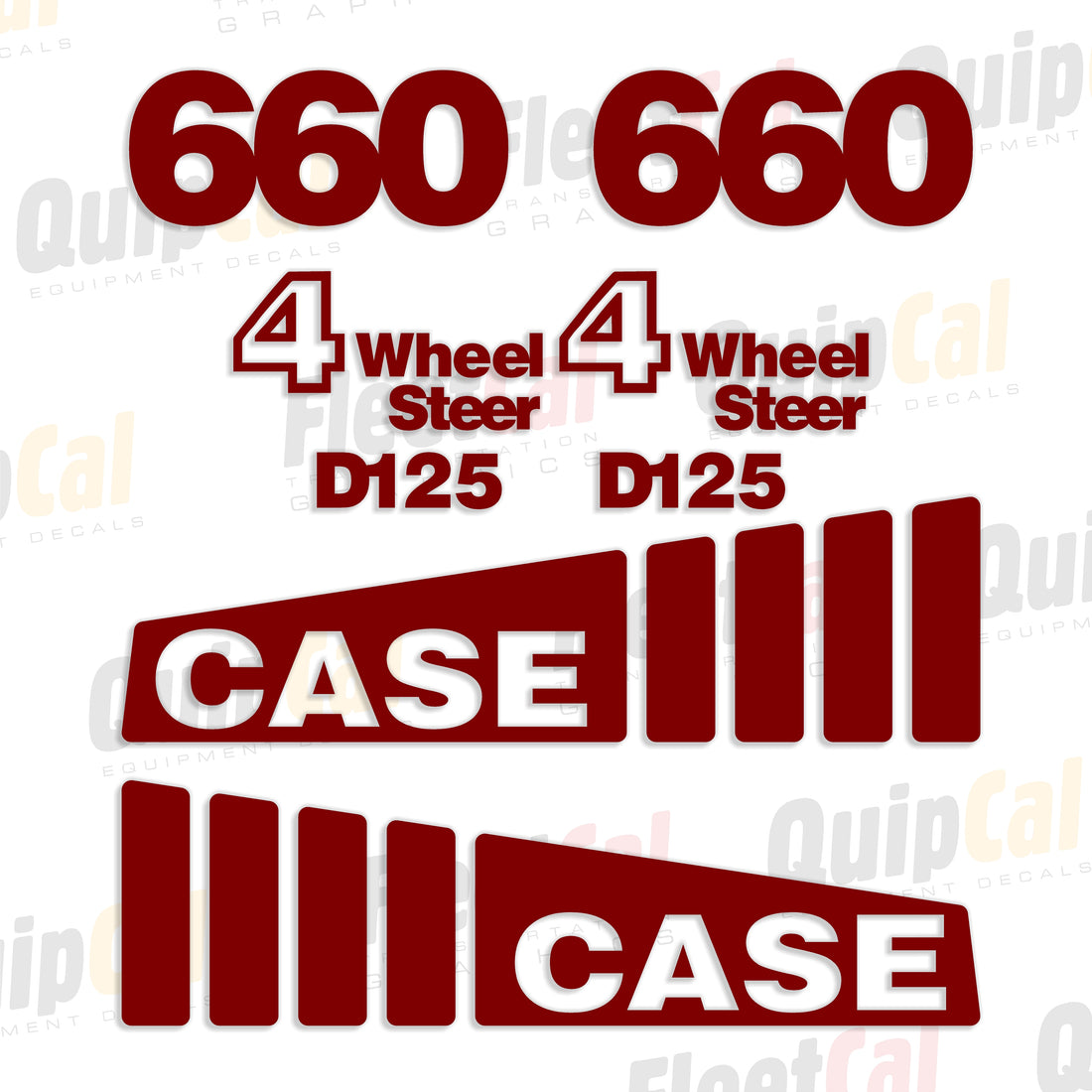 Case 660 Trencher Early Model Marking Decal Set – Truck and Equipment ...