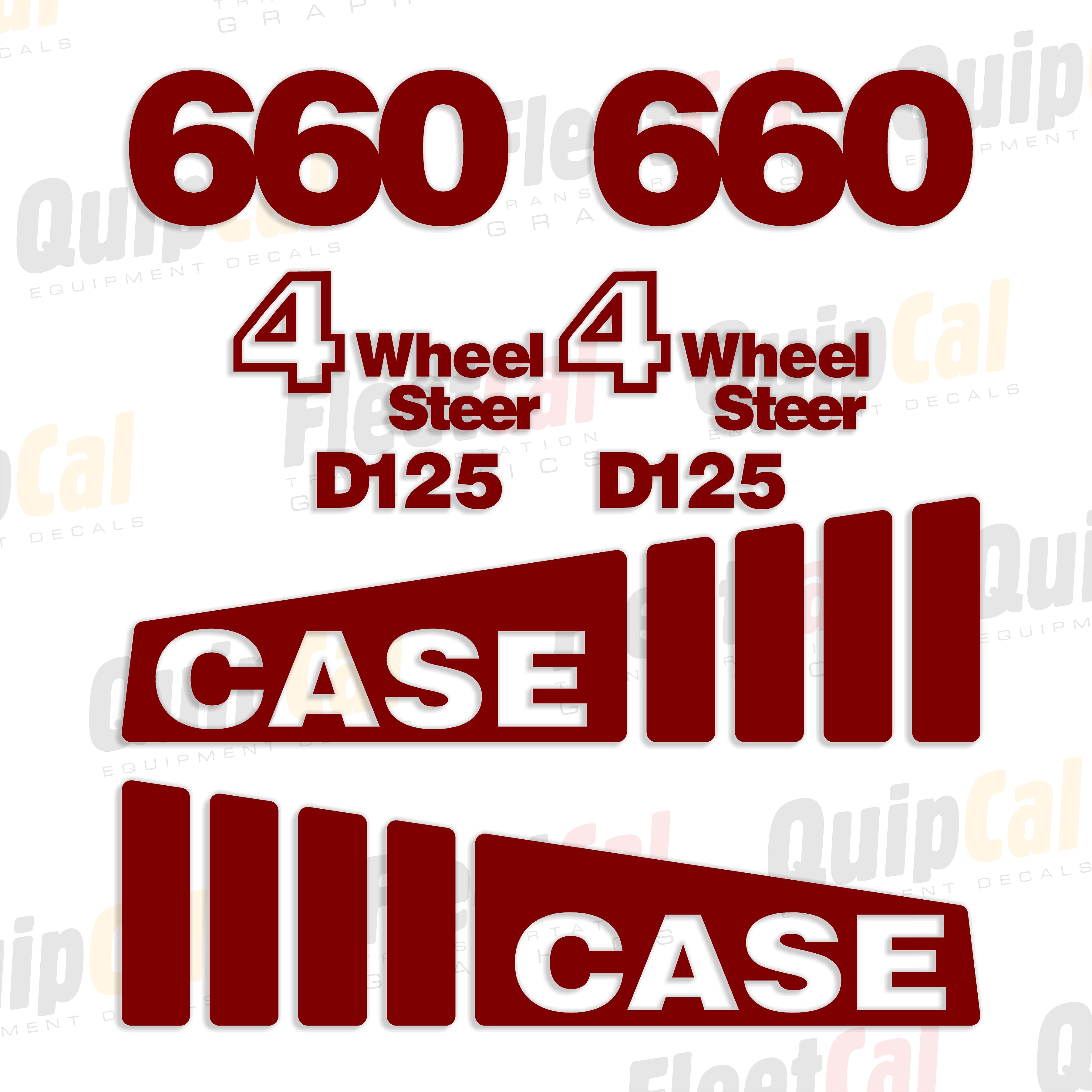 Case 660 Trencher Early Model Marking Decal Set – Truck and Equipment ...