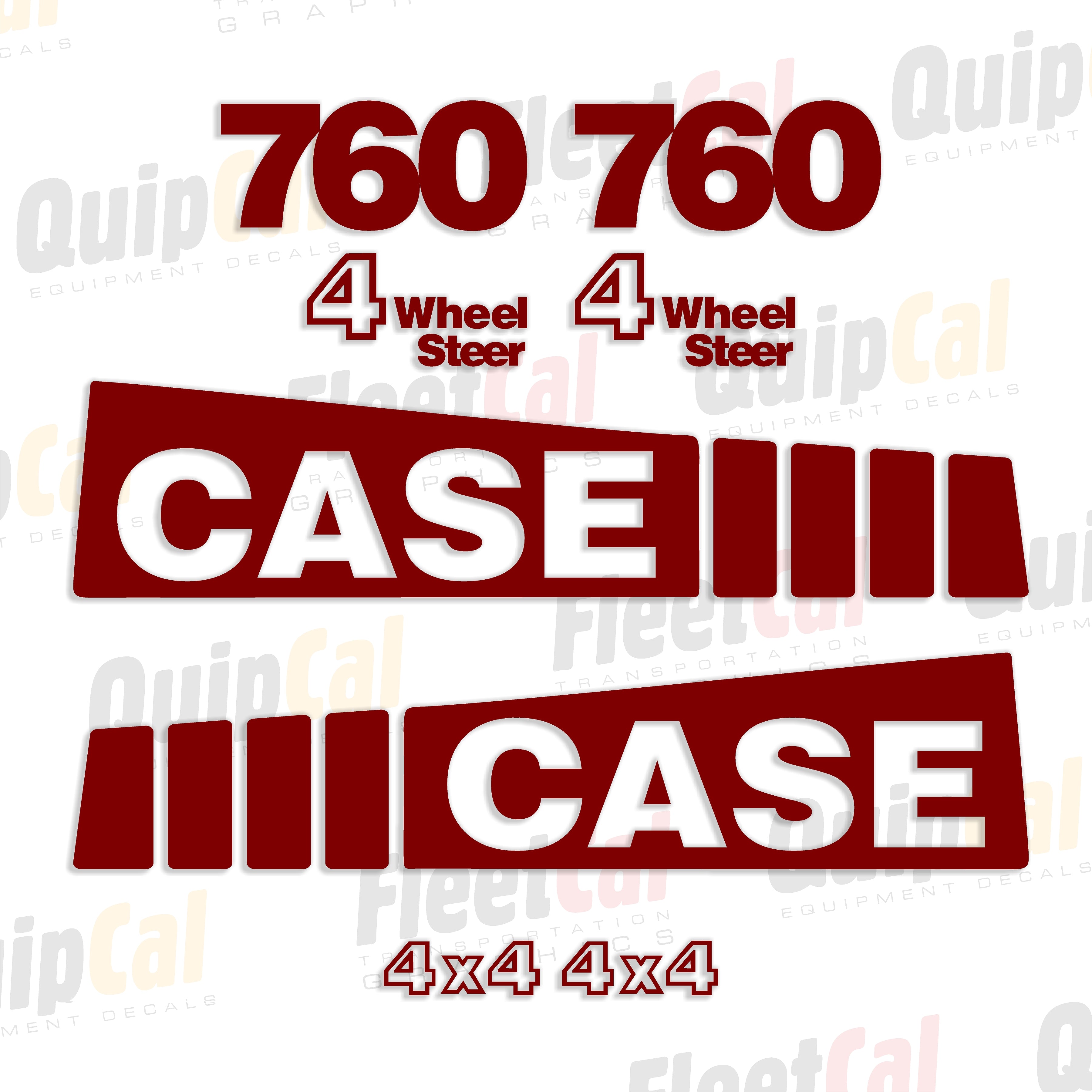 Case 760 Trencher Early Model Marking Decal Set – Truck and Equipment ...