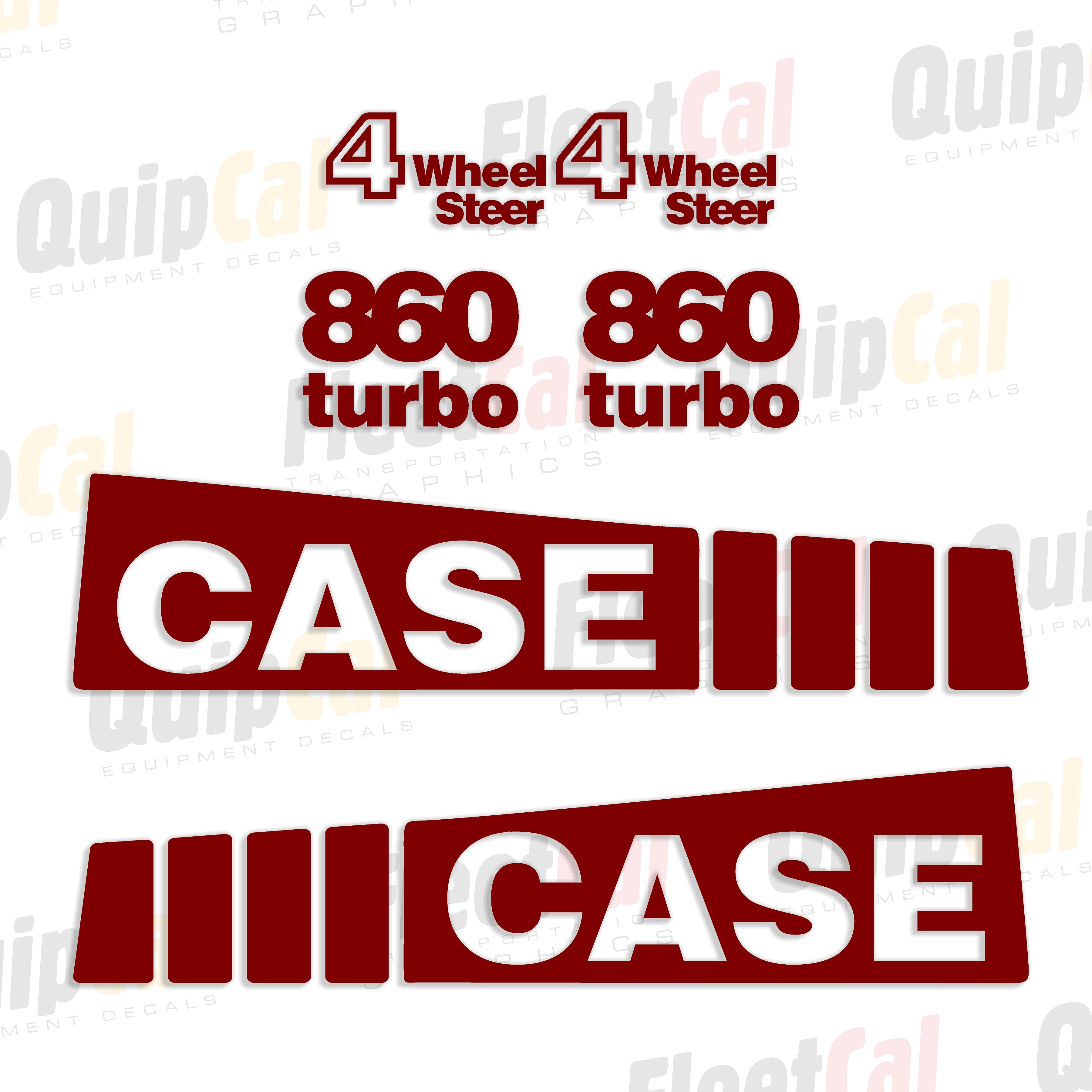 Case 860 Trencher Early Model Marking Decal Set – Truck and Equipment ...