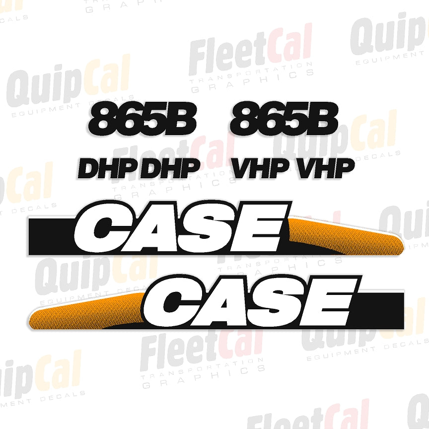 Case 865B Motor Grader Marking Decal Set – Truck and Equipment Decals