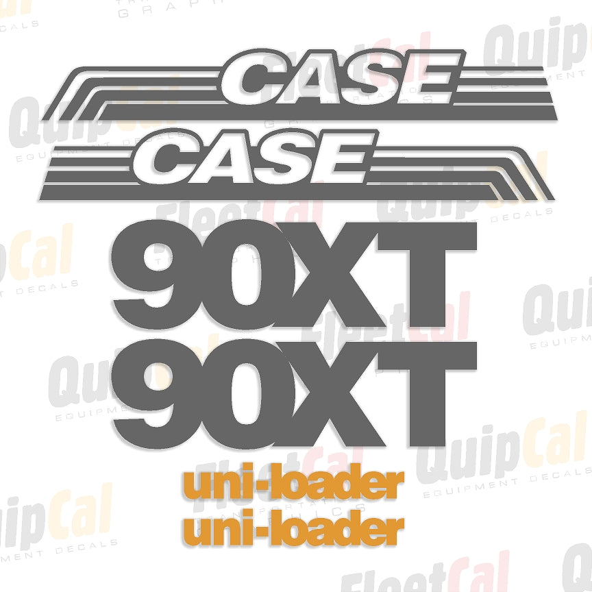 Case 90XT Skid Loader Early Model Marking Decal Set – Truck and Equipment Decals
