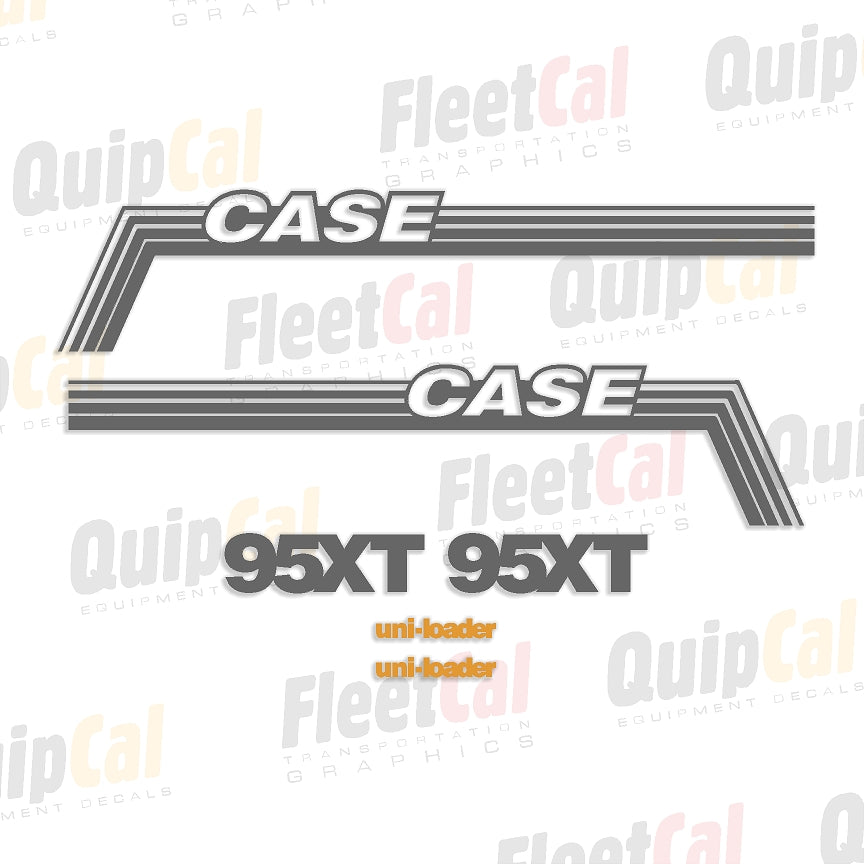 Case 95XT Skid Loader Early Model Marking Decal Set – Truck and Equipment Decals