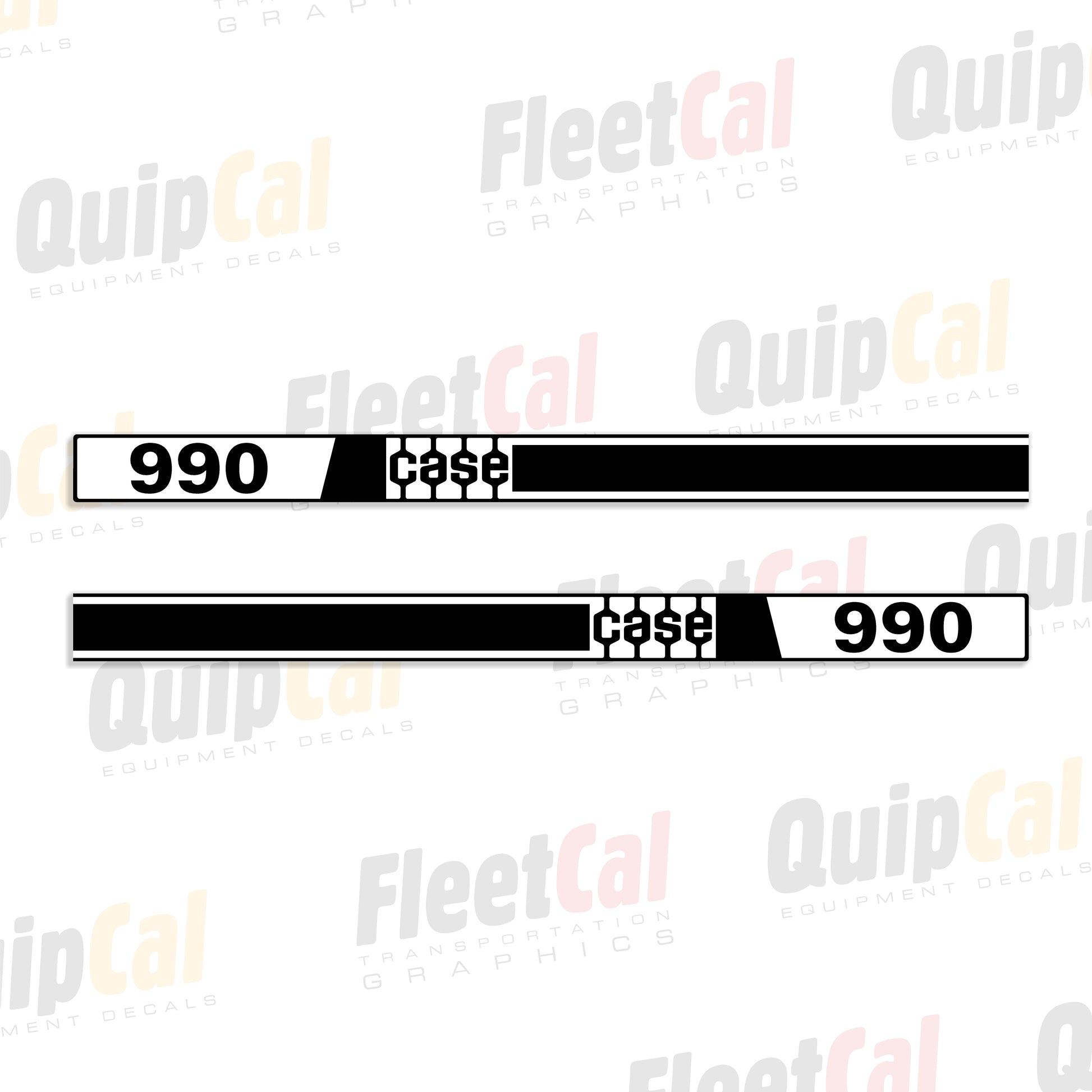 Case 990 Tractor Hood Marking Decal Set – Truck and Equipment Decals