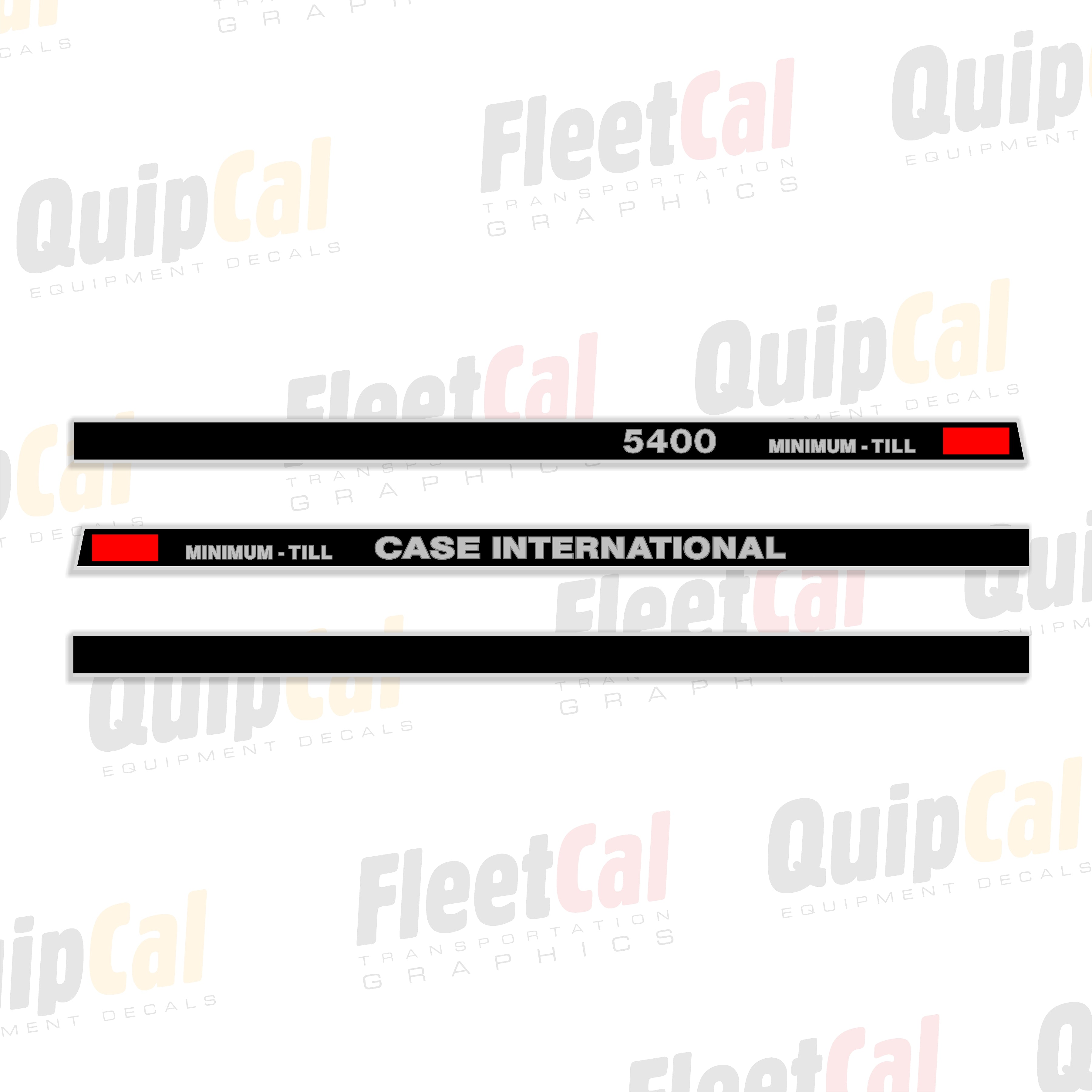 Case IH 5400 Minimum-Till Drill Marking Decal Set – Truck and Equipment ...