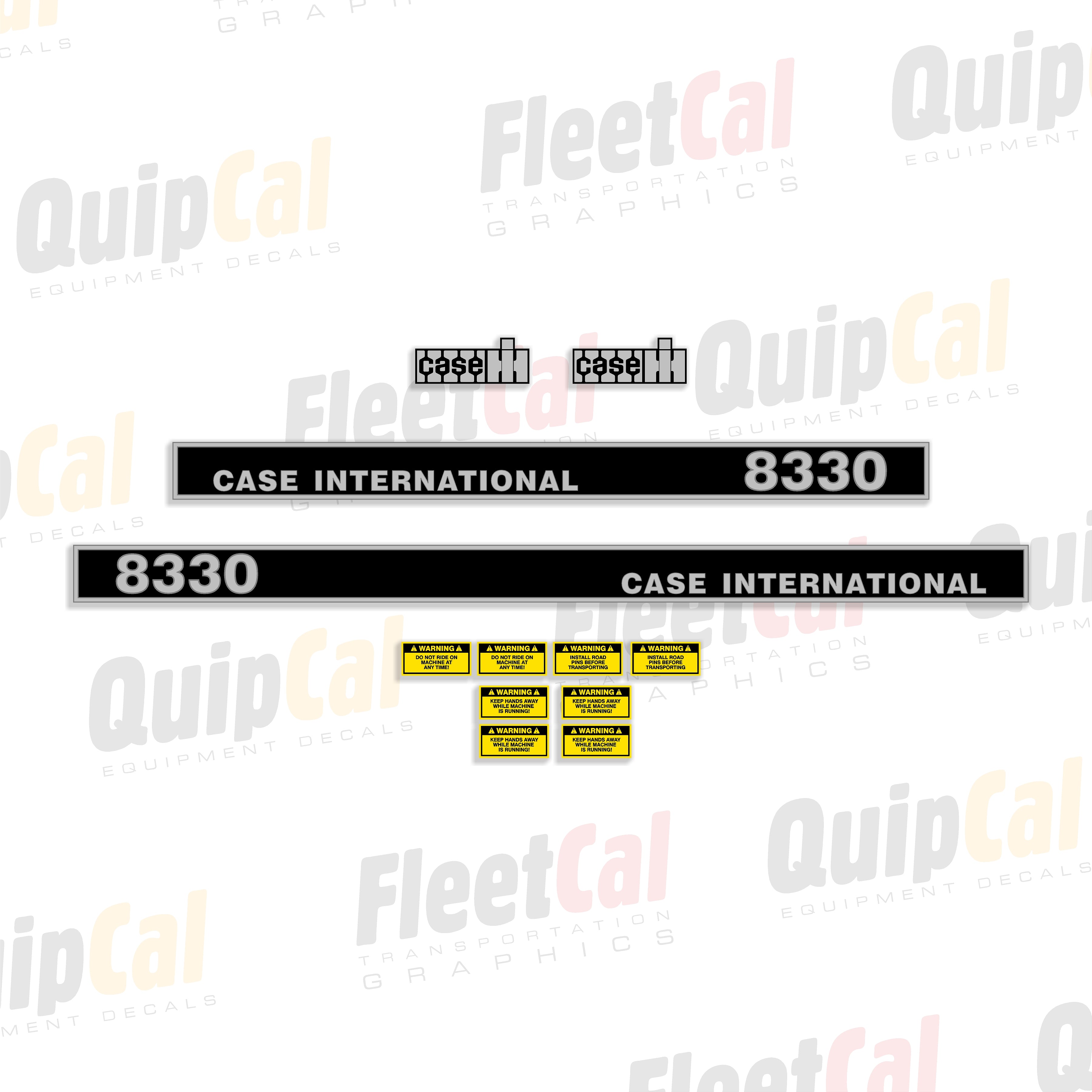 Case IH 8330 Mower-Conditioner Marking Decal Set – Truck and Equipment ...