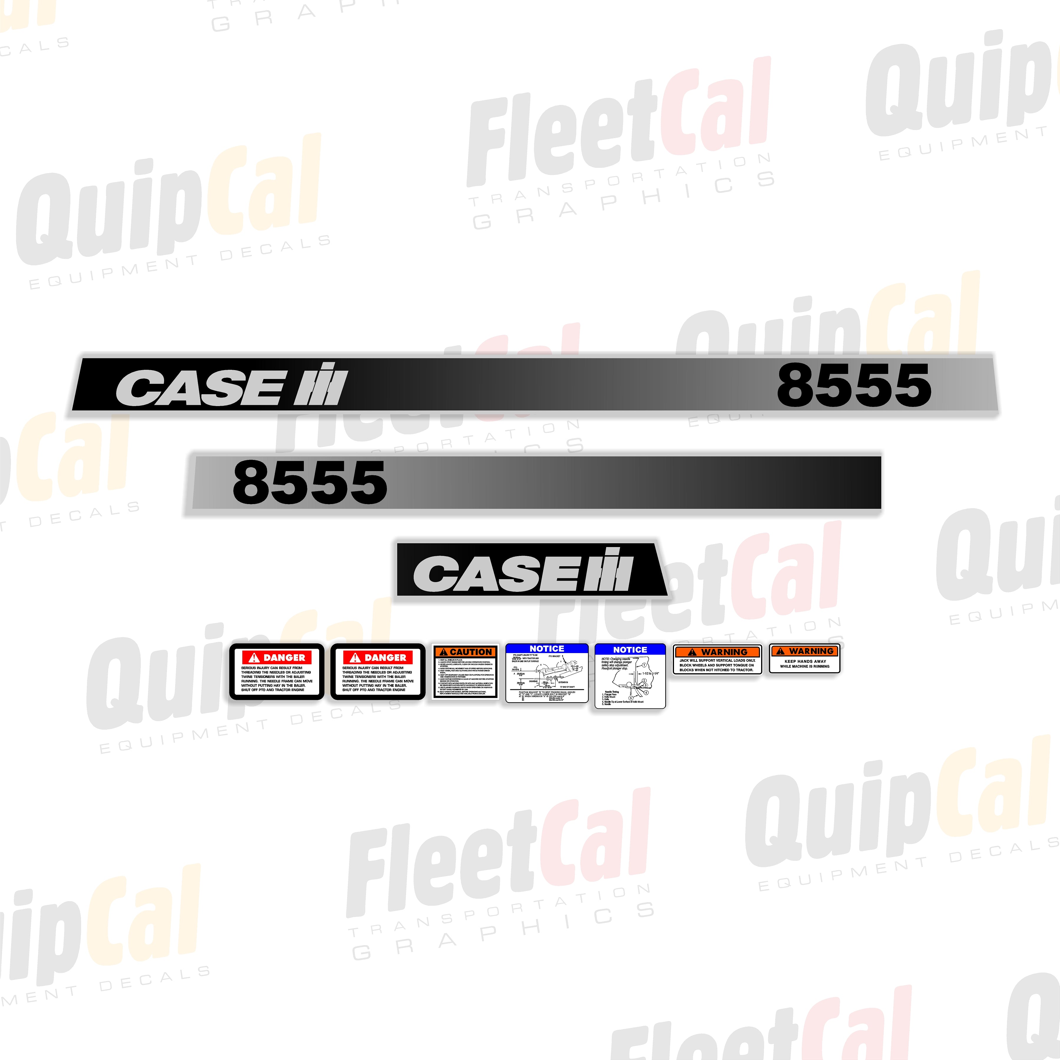 Case IH 8555 Square Baler Marking Decal Set – Truck and Equipment Decals